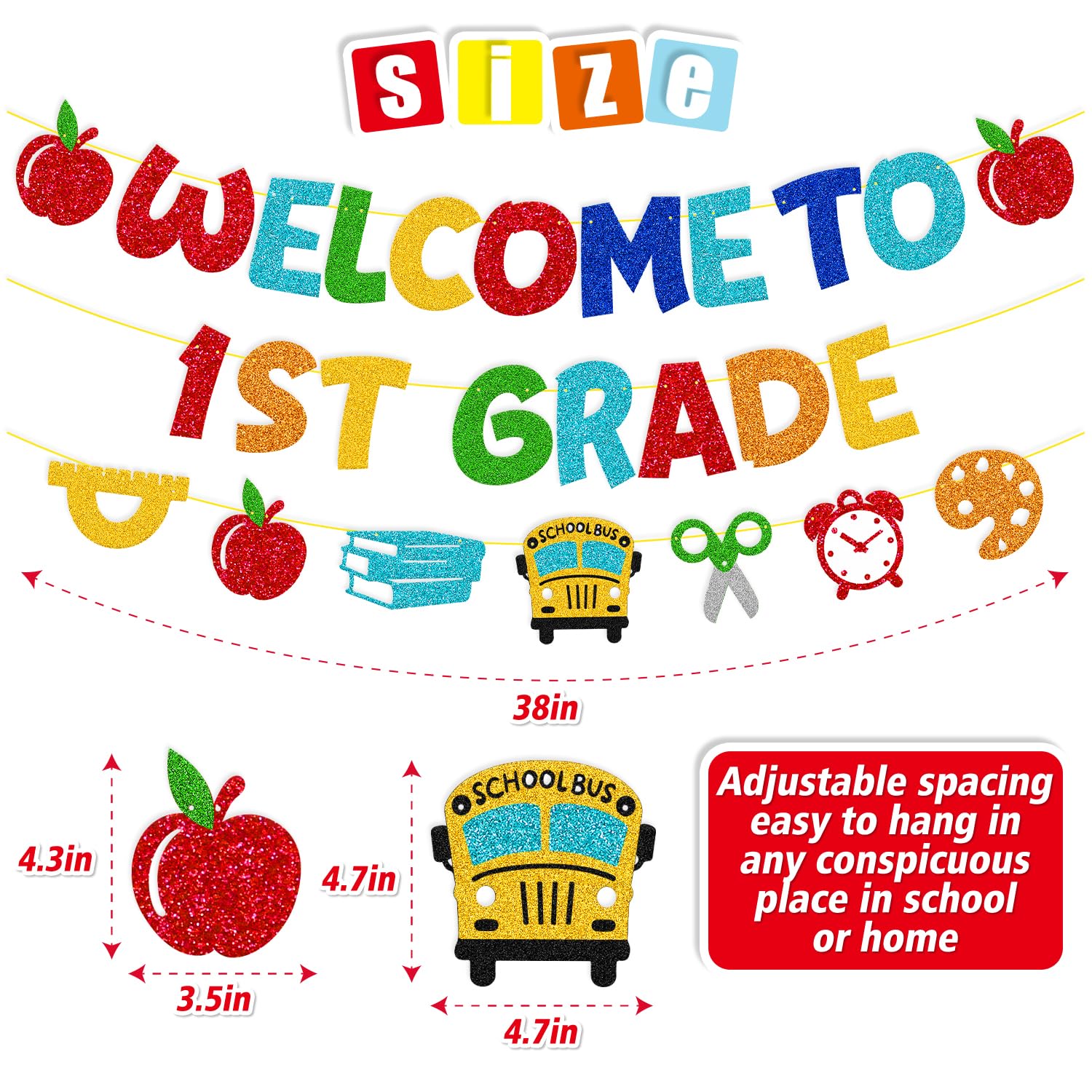 School First Grade 2025 2026 First Day Of School Signs (Printables)