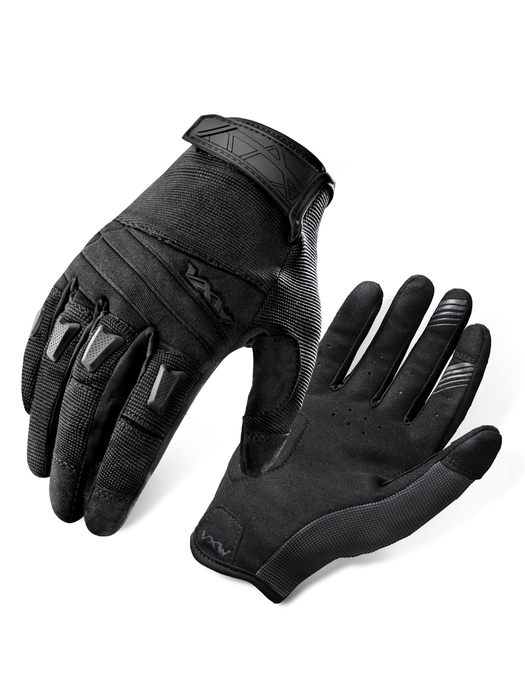 VXW Mountain Bike Gloves for Men Knuckle Cycling Gloves Breathable ...