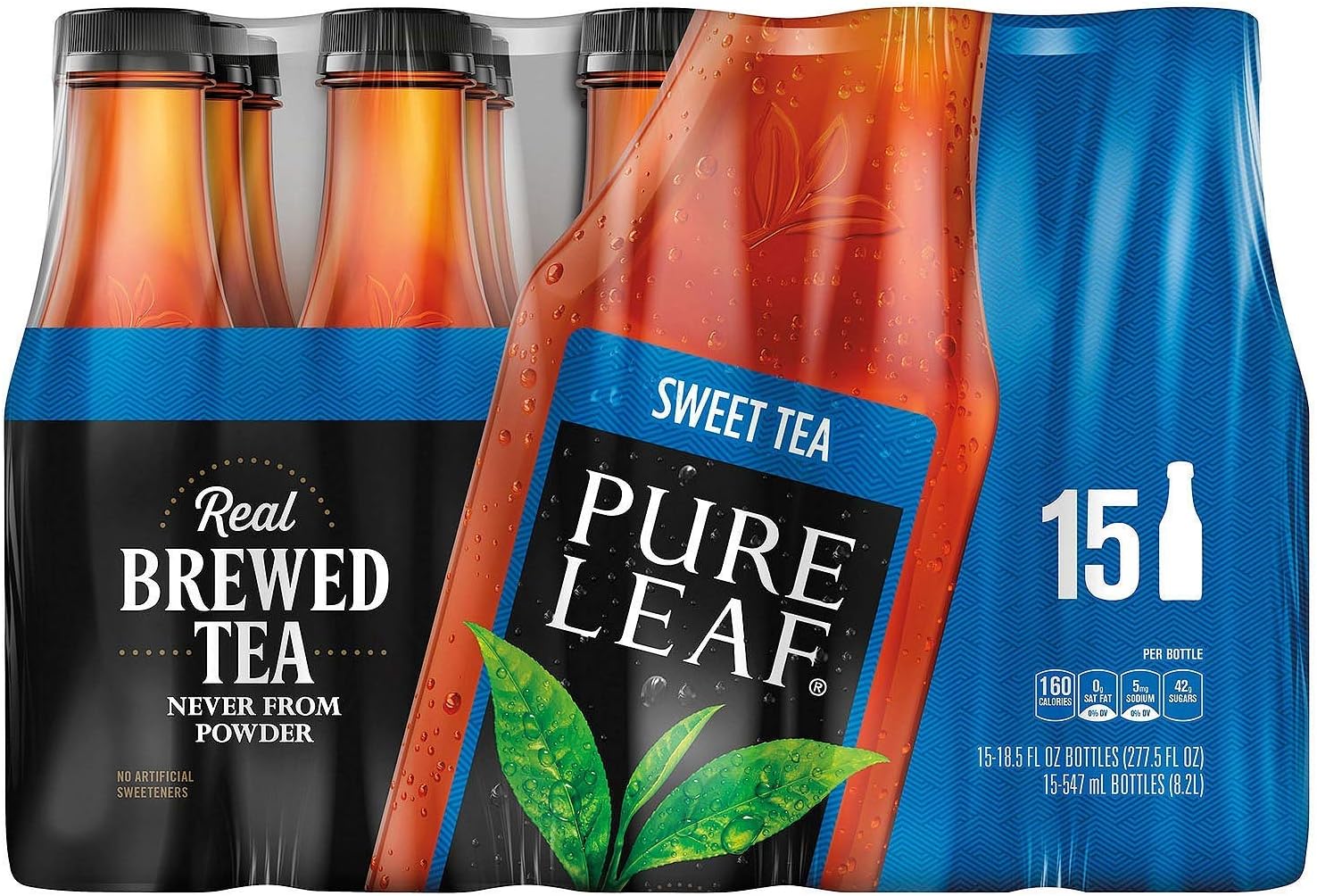 Amazon.com: Pure Leaf Iced Tea, Zero Sugar Sweet Tea, 18.5 Fl Oz ...