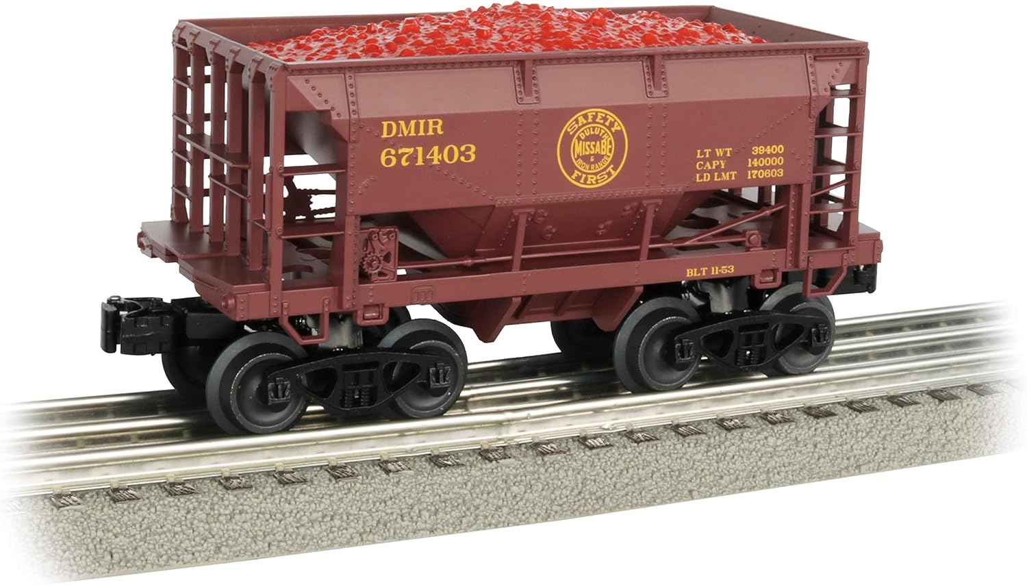 Amazon.com: 70-Ton Ore Car - DULUTH, Missabe & Iron Range Railway - O ...