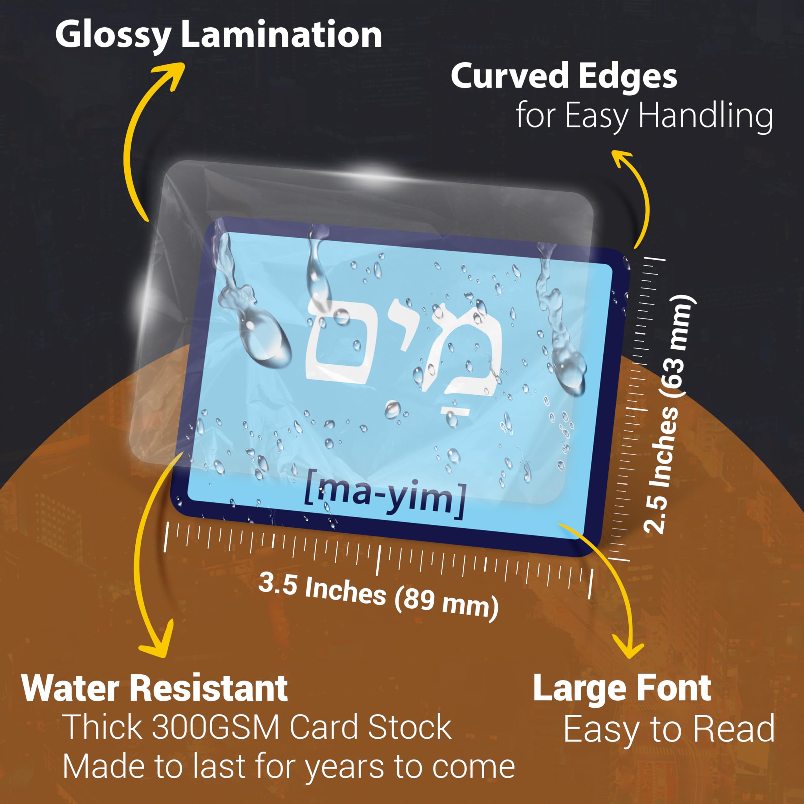 Snapklik.com : Briston Hebrew Biblical Terms Flash Cards - 75 Cards For ...