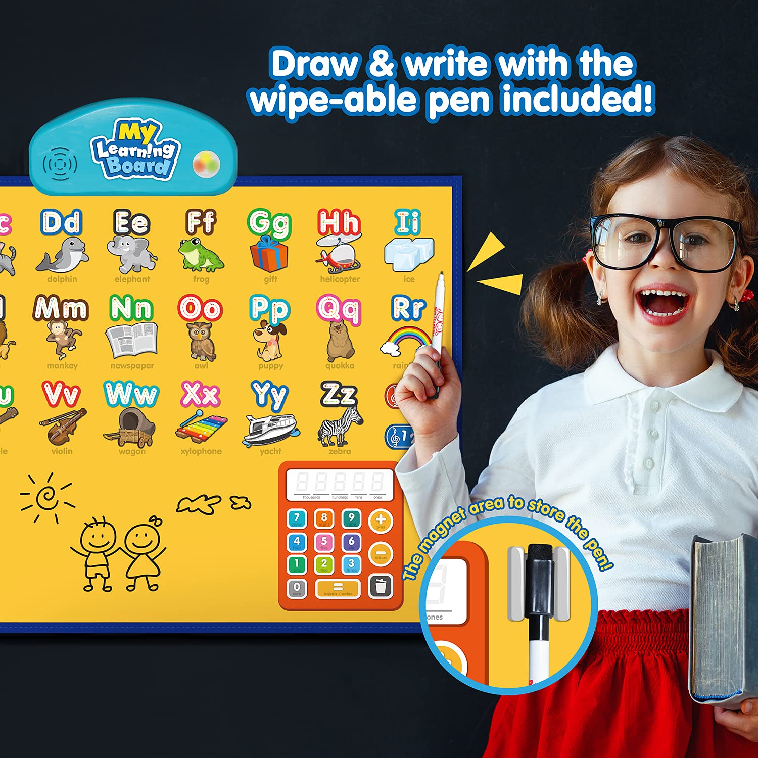 BEST LEARNING i-Poster My Learning Board - Interactive Talking Alphabet ...