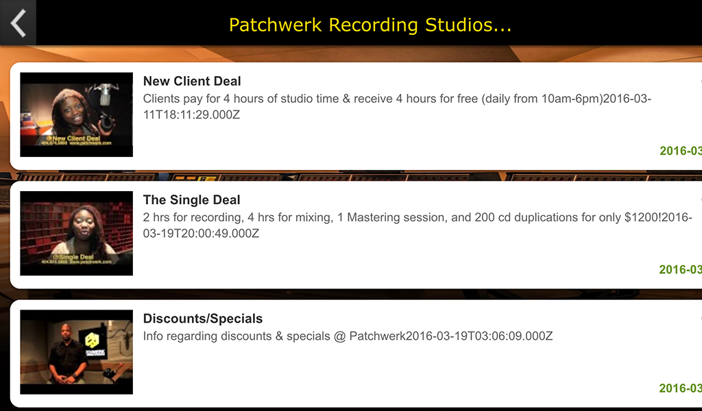 Patchwerk Recording Studios - App on Amazon Appstore
