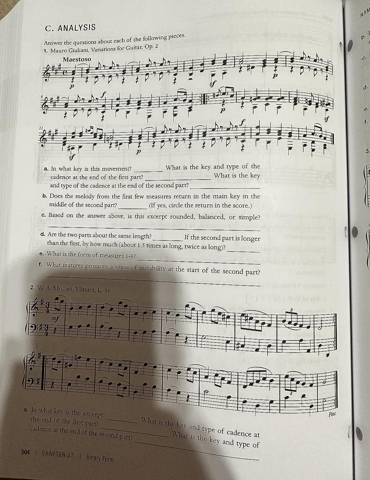 Concise Introduction to Tonal Harmony Workbook: Burstein, L. Poundie ...
