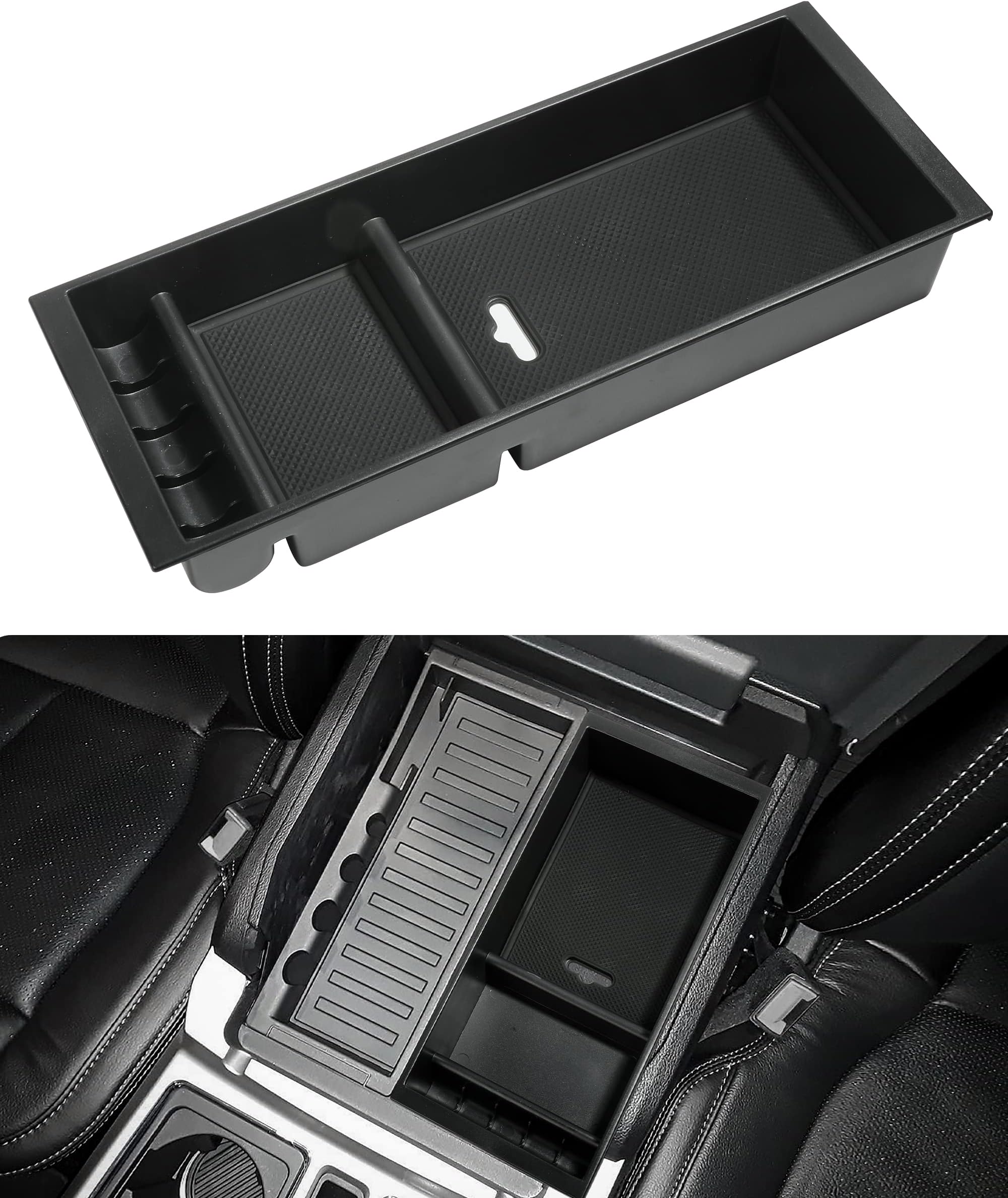 Amazon.com: Reswish ESEWALAS Center Console Tray Organizer Box,Armrest Insert Tray Storage Box ...