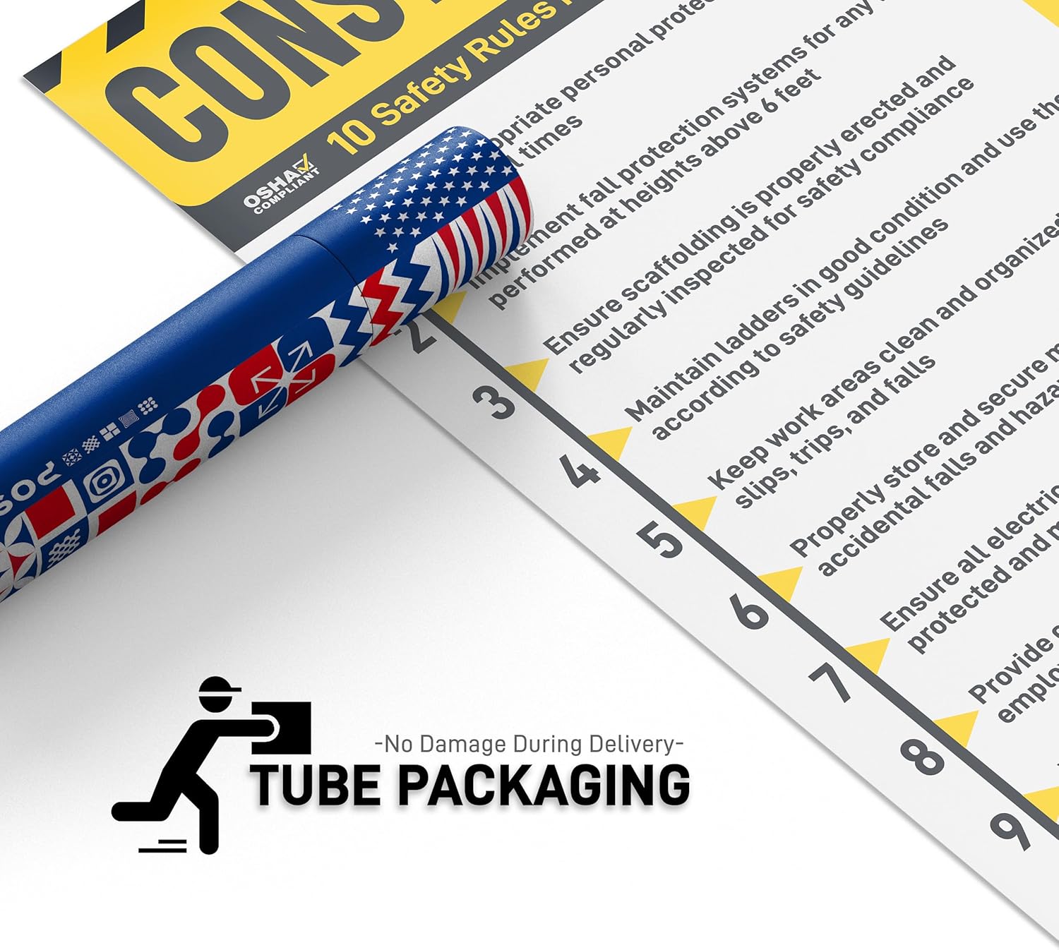 Póster de seguridad para la construcción, letrero Chile | Ubuy