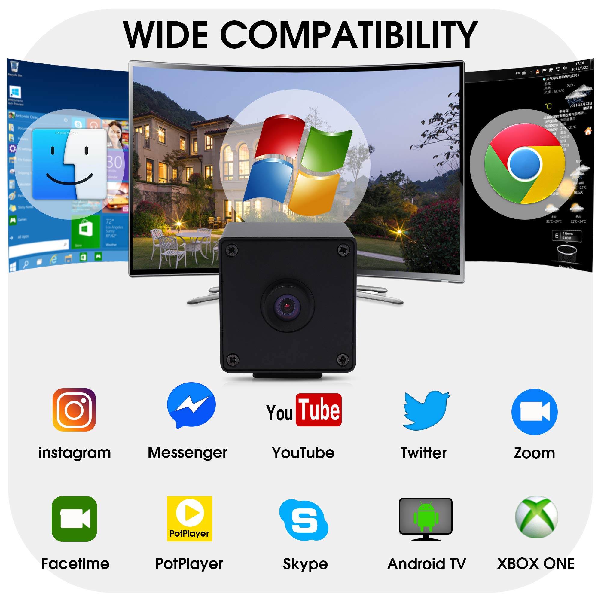 Buy SVPRO 2MP HD Mini USB Web Camera 1080P Autofocus USB Camera Module ...