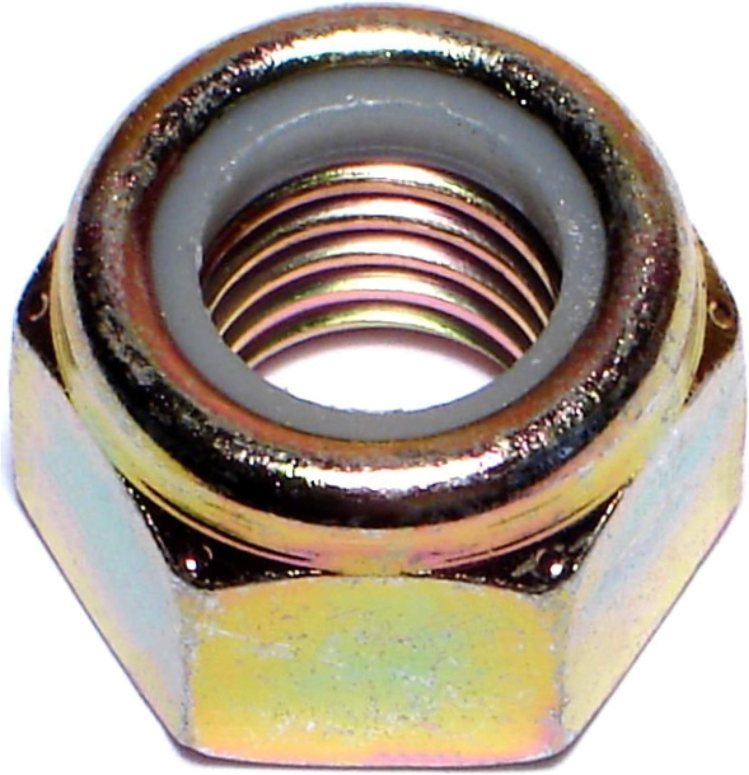 Amazon.com: Grade 8 Nylon-Insert Hex Locknuts, 9/16"-18 - (Pack of 10 ...