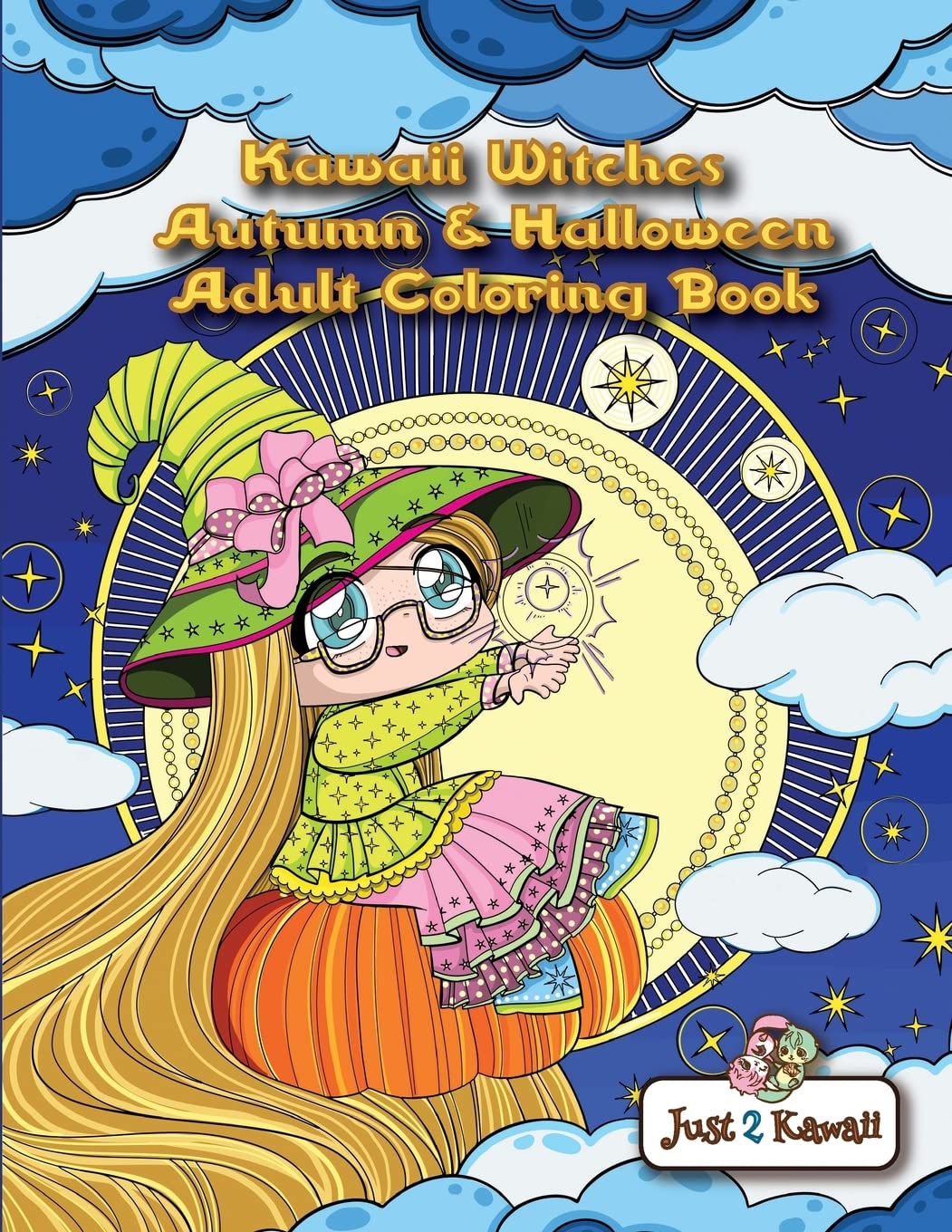 Amazon.com: Kawaii Witches Autumn & Halloween Adult Coloring Book: An ...