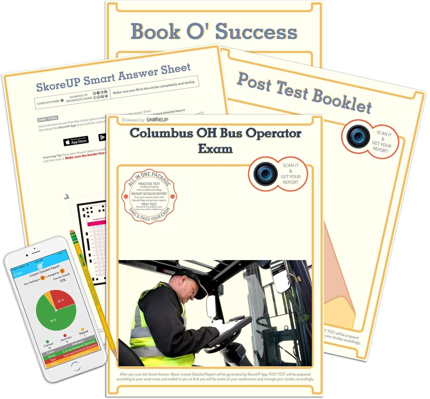 Columbus OH Bus Operator Exam, Ohio Bus Driver's License Test Prep ...