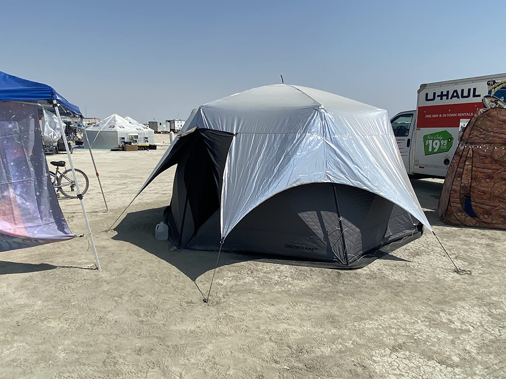 Amazon.com : RDS Gear - Obsidian Heatshield Thermal Tent Cover - UV 50 ...