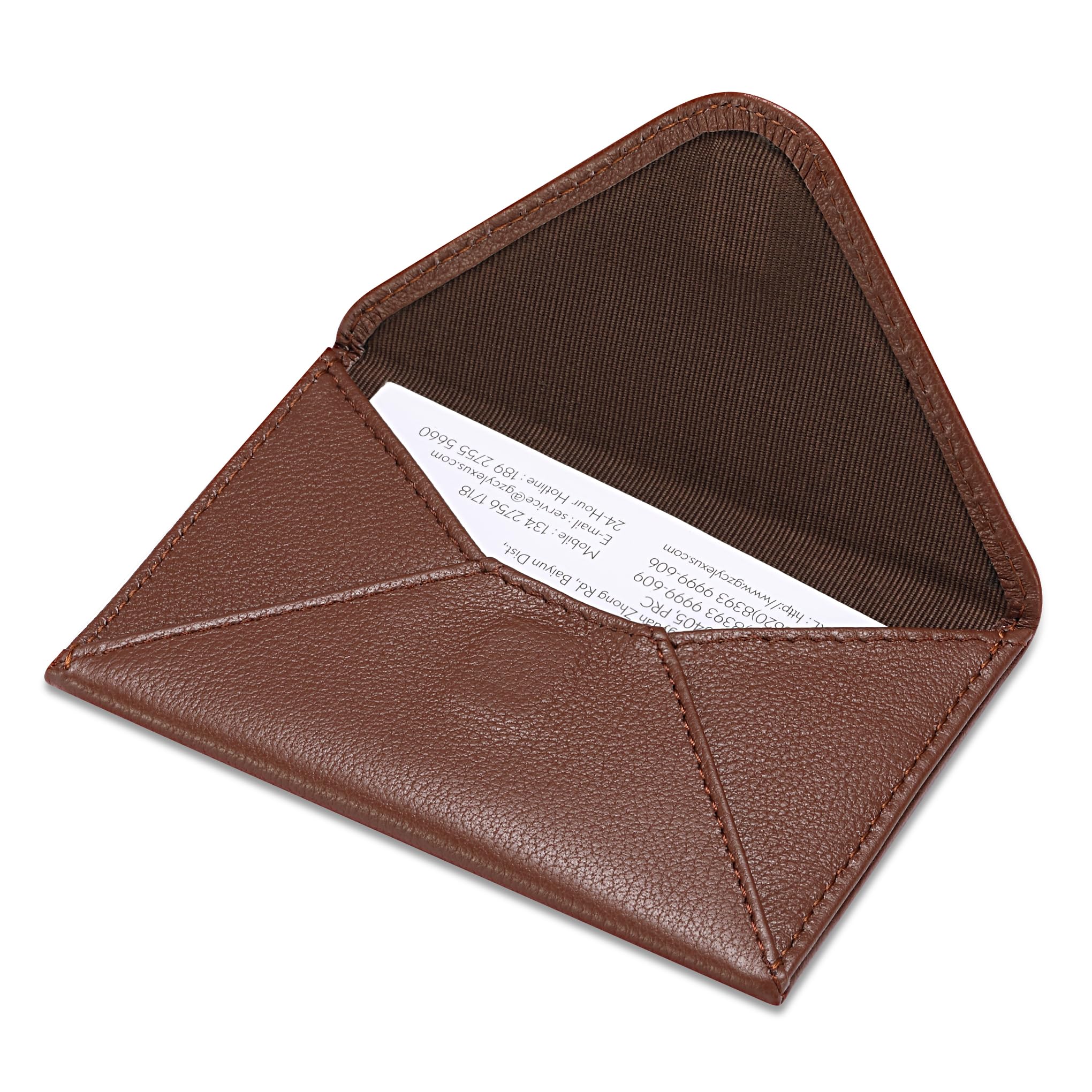 Amazon.com: HISCOW Envelope Business Card Case with Magnet Closure ...