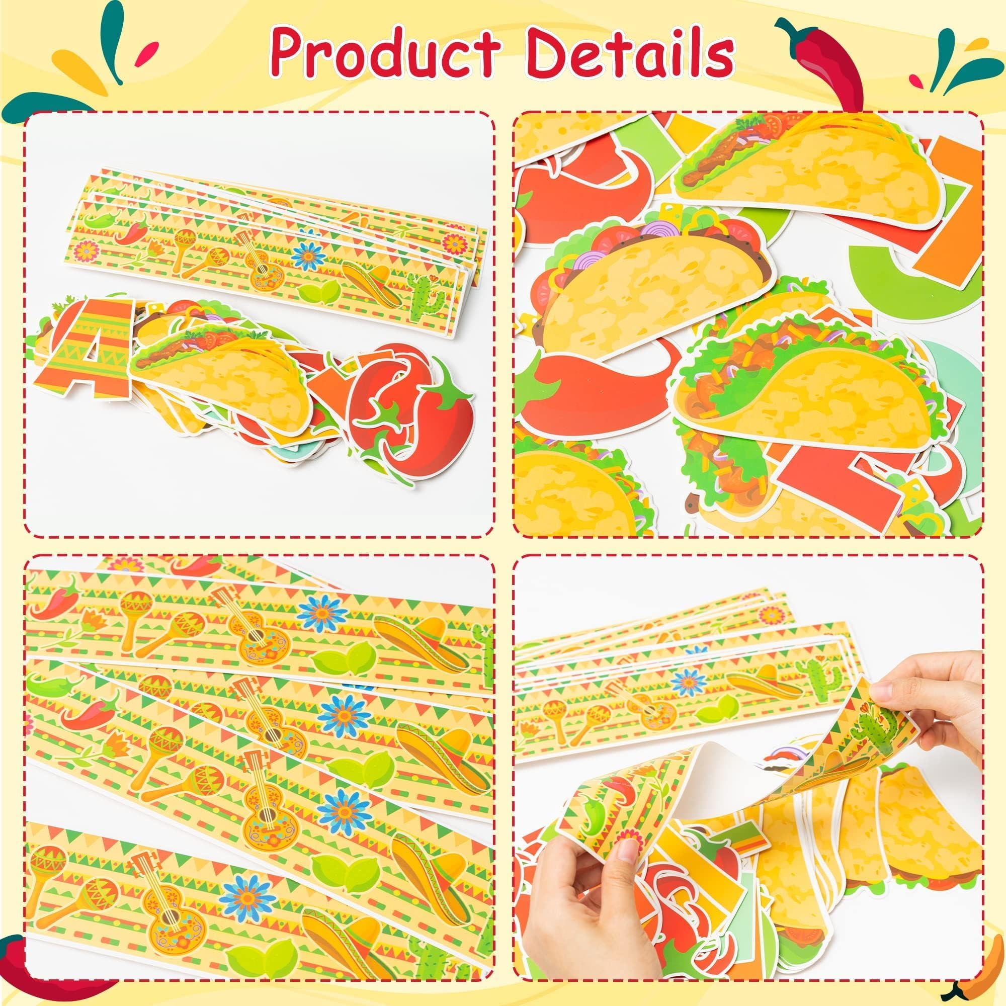 Snapklik.com : Mexican Bulletin Board Cutouts - 116Pcs Back To School ...