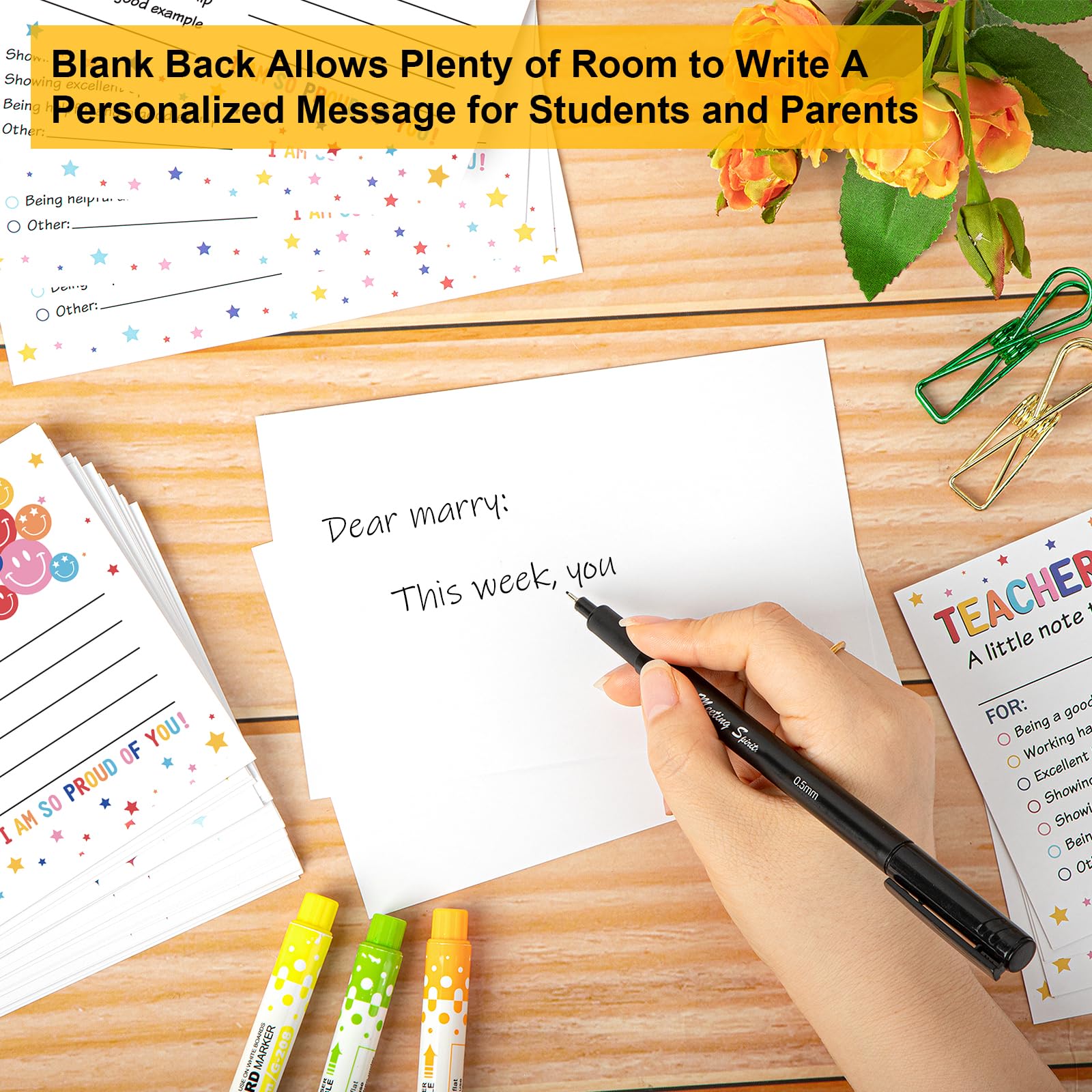 Positive Behavior Postcards For Parents Classroom 60 Pcs Teacher Mail ...