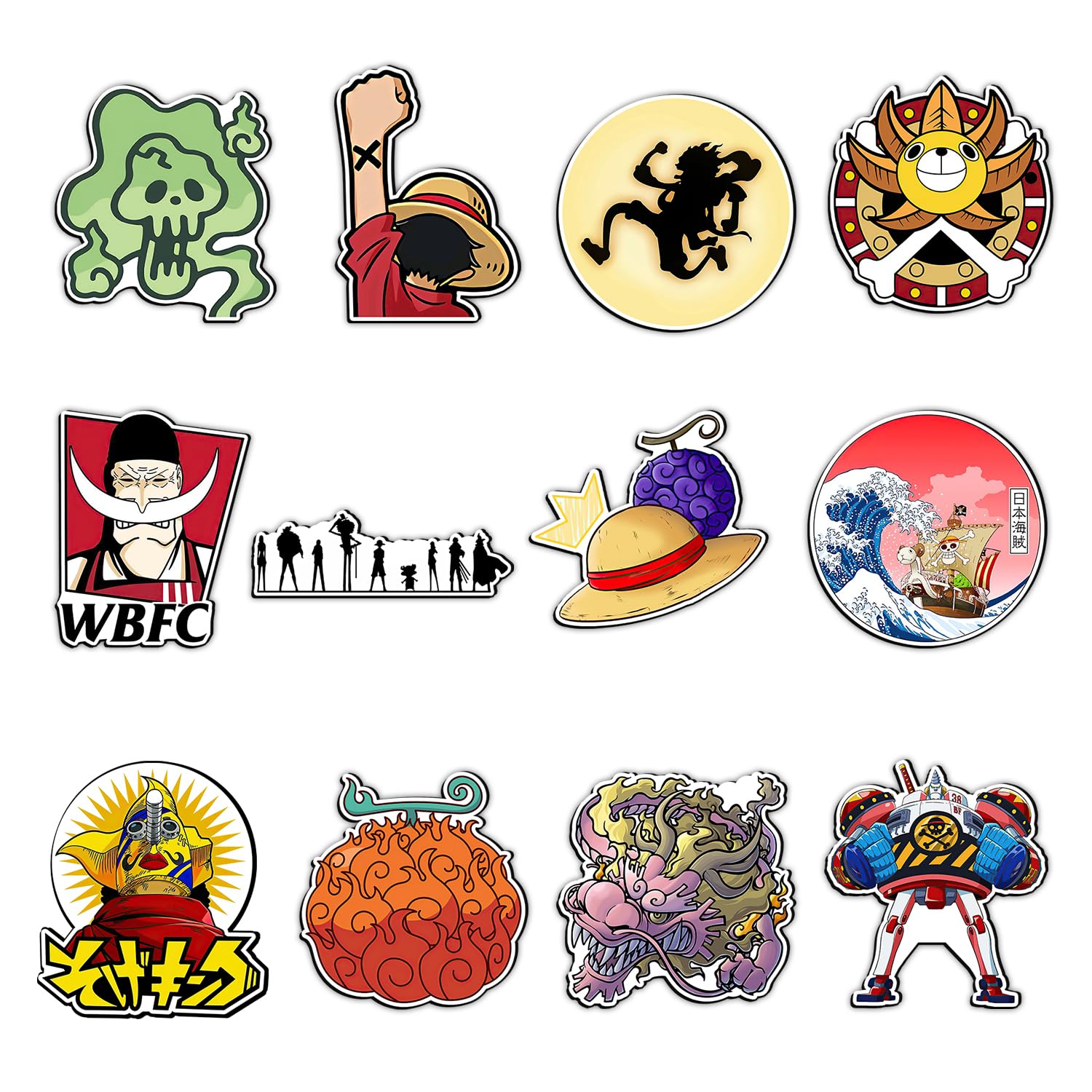 Amazon.com: Pounchi Fight Anime Fridge Magnet (12 Pack) Anime Magnet ...