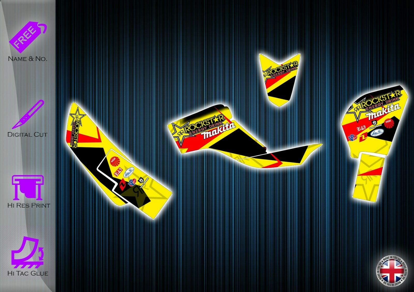 Buy SUZUKI LTZ50 STICKERS - LT 50Z GRAPHICS KIT - SUZUKI DECALS LTZ 50 ...