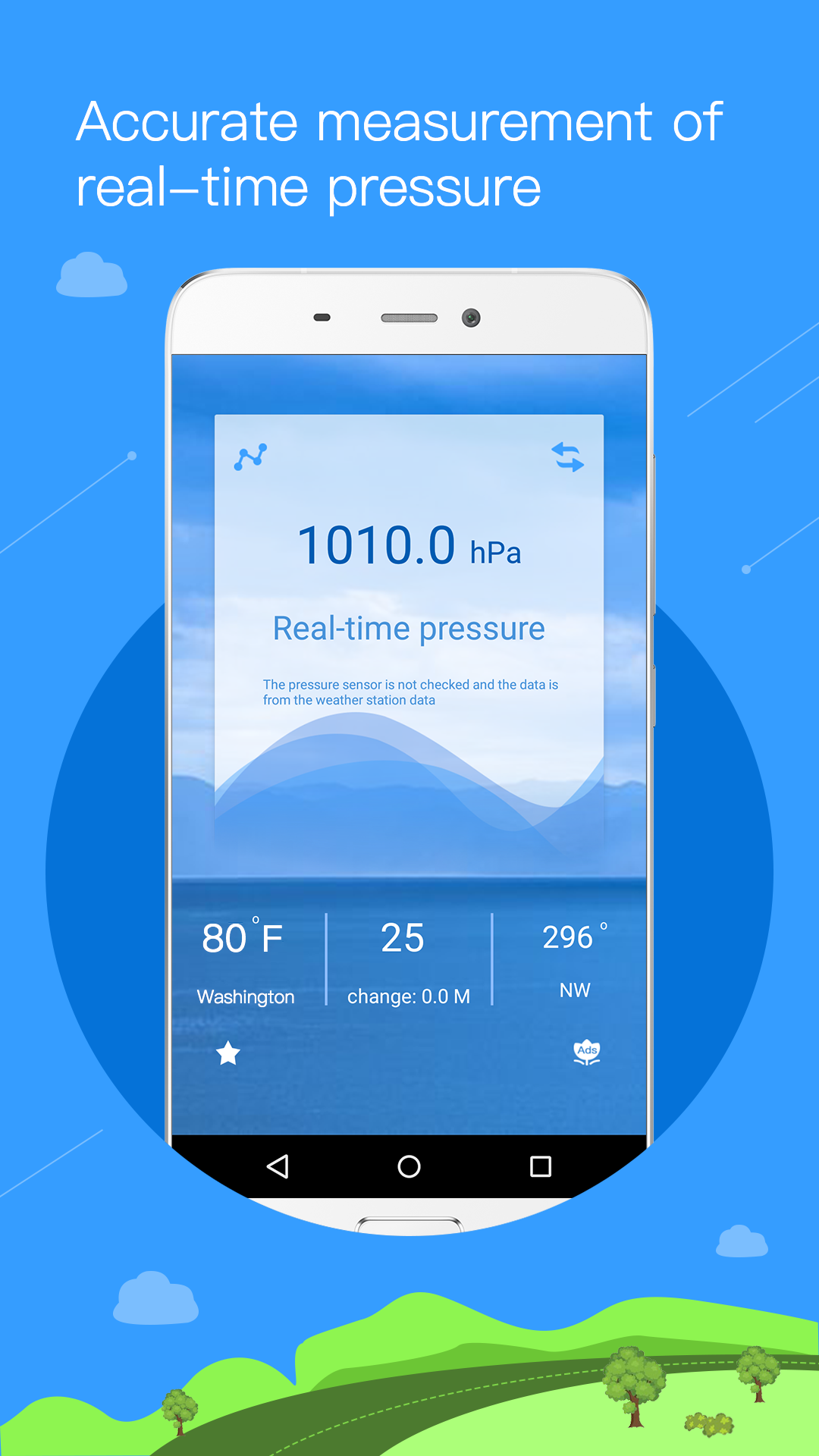 Easy Barometer - Measure air pressure - App on Amazon Appstore