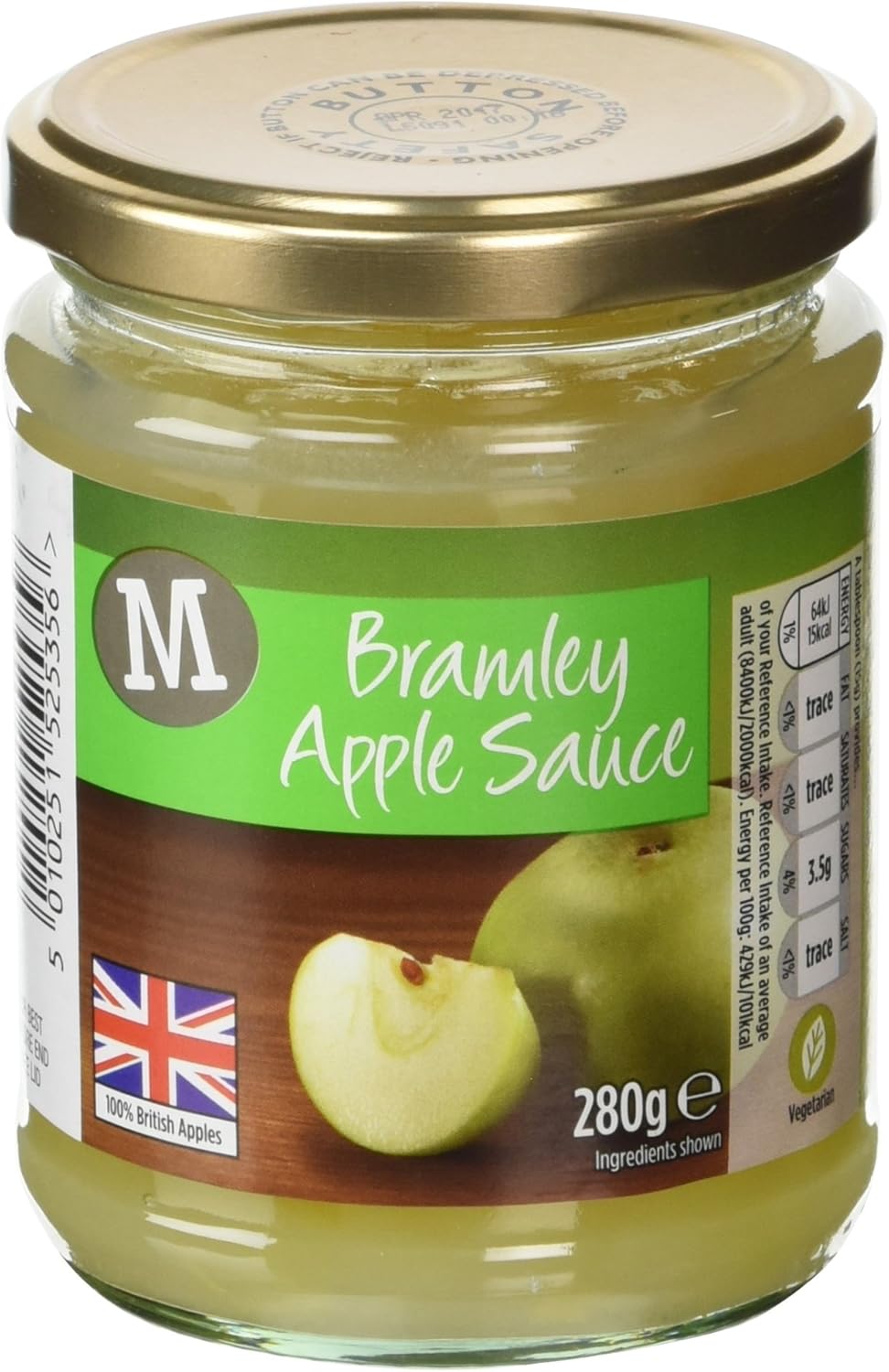 Morrisons Bramley Apple Sauce, 280g : Amazon.co.uk: Grocery