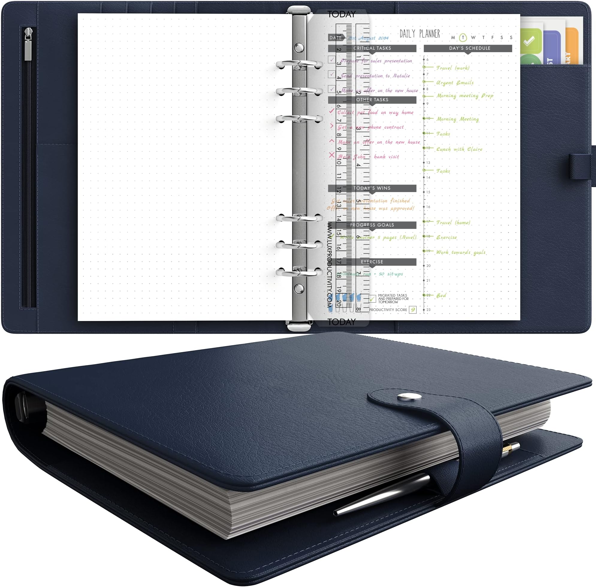 Daily Planner & appointment diary - Gratitude journal, wellness journal ...