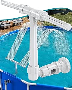 Amazon.com: Adjustable Dual Spray Waterfall Sprinkler Cooler for In ...
