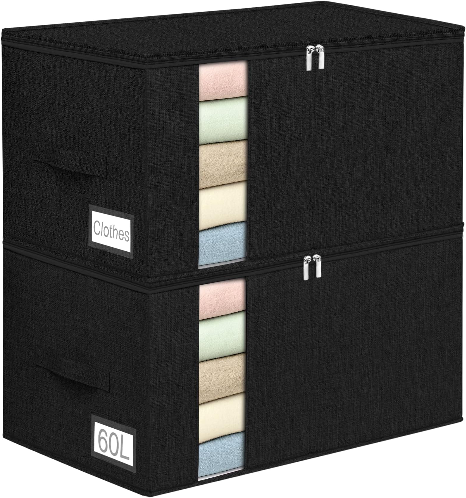 Amazon.com: Fixwal Blanket Storage Bags with Zipper Large Storage Bins ...