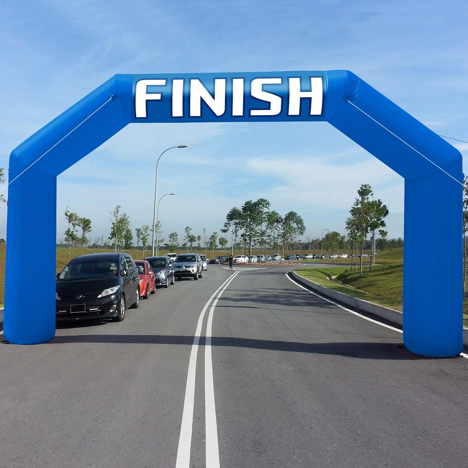 Amazon.com: Sewinfla 20Ft Inflatable Arch Inflatable Start Finish Line ...