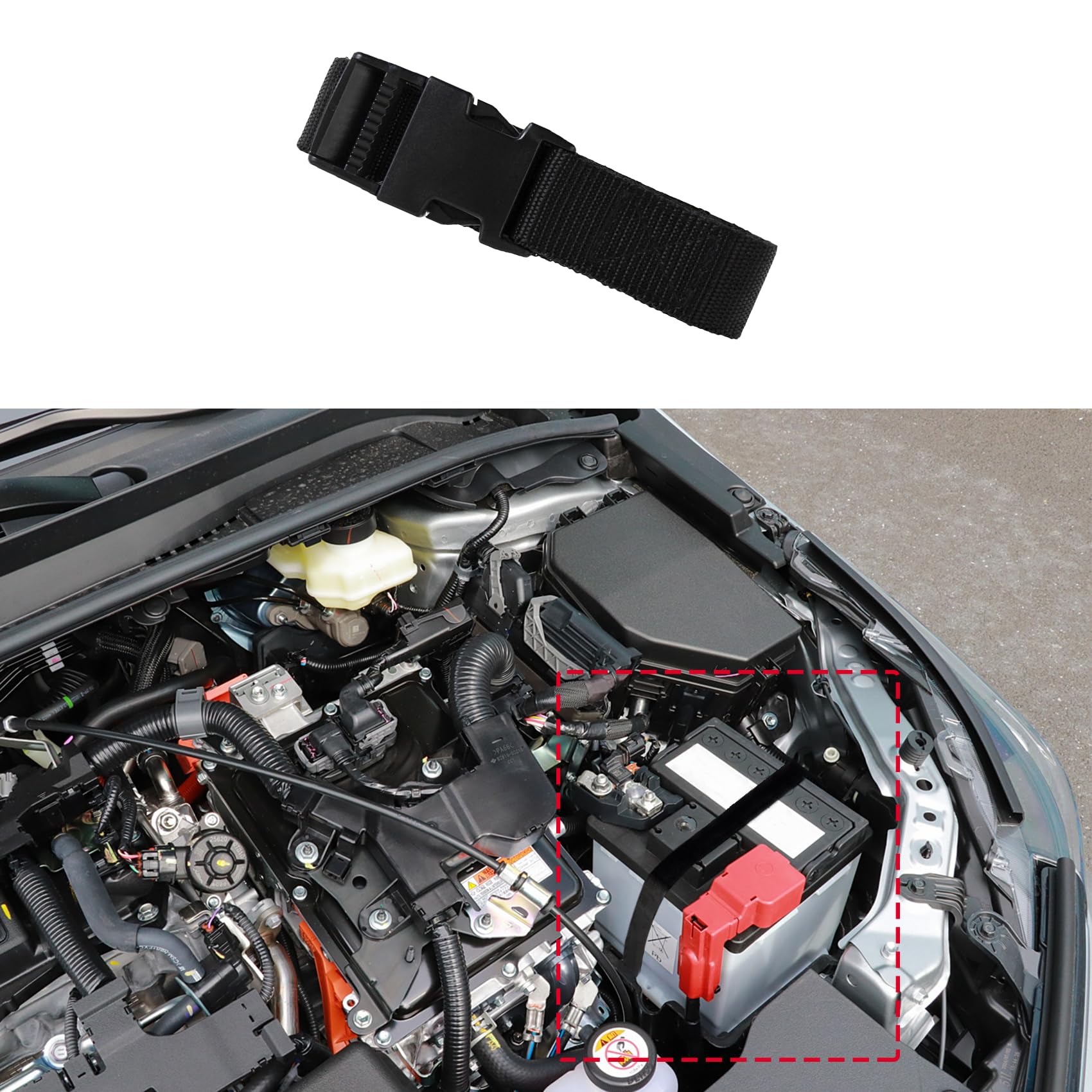Amazon.com: RGOAANC 39 Inch Car Battery Tie Down Strap, Trailer Battery ...