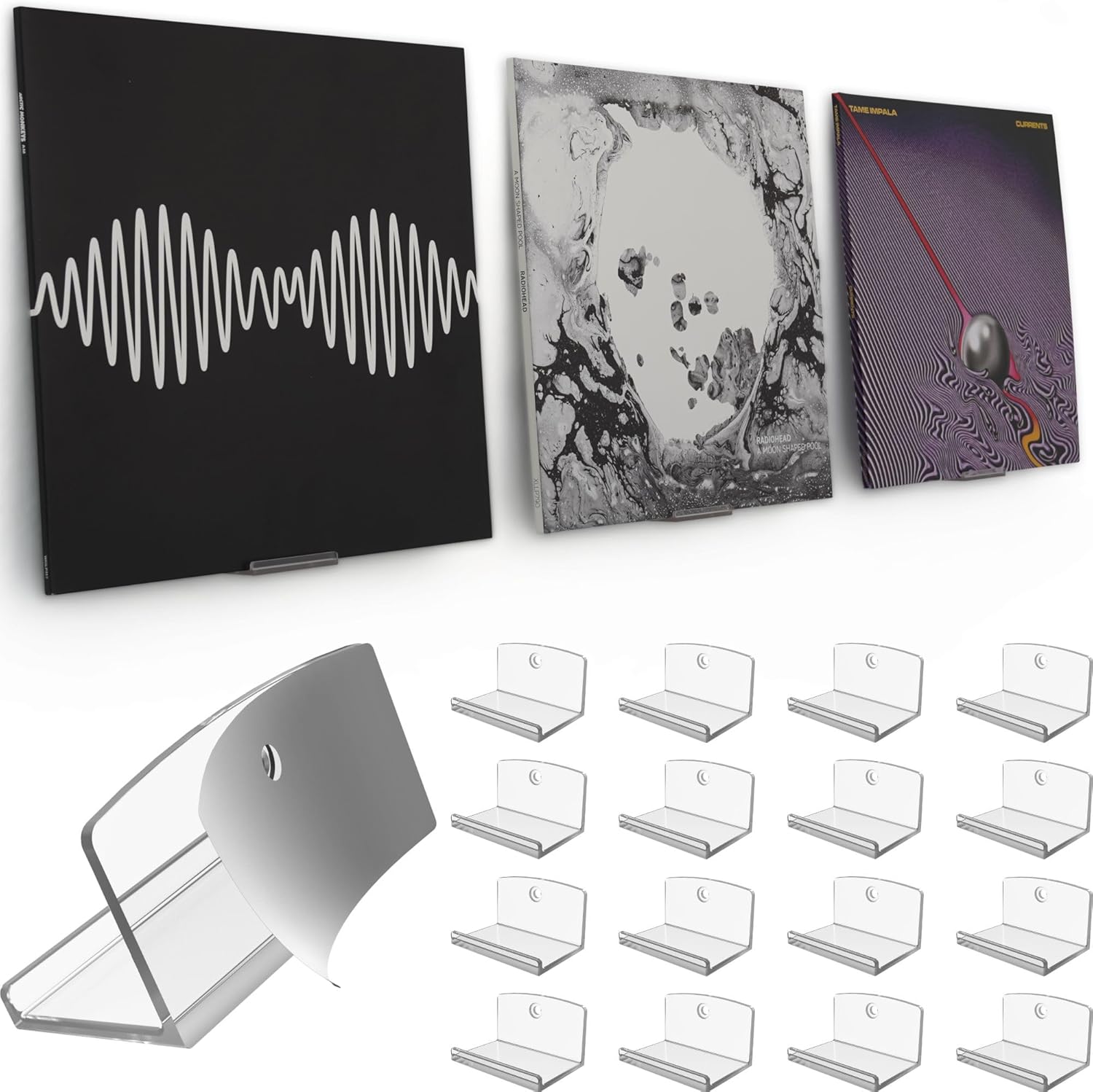Amazon.com: Modern JP Adhesive Vinyl Wall Mount (16-Pack) – Strong Hold ...