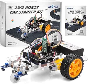 Amazon.com: OSOYOO 2WD Robot Car Starter Kit for Arduino, Intelligent ...