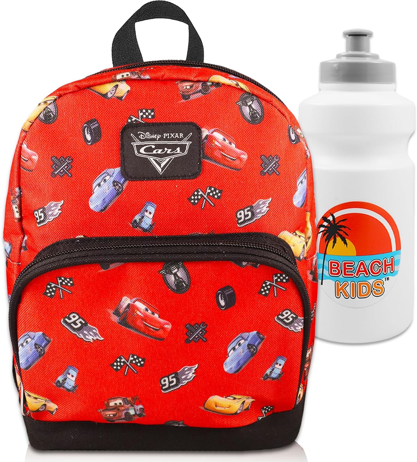 Amazon.com: Disney Cars Mini Backpack Set - 10” Canvas Pixar Cars ...
