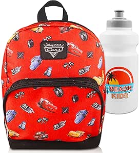 Amazon.com | Disney Cars Mini Backpack Set - 10” Canvas Pixar Cars ...