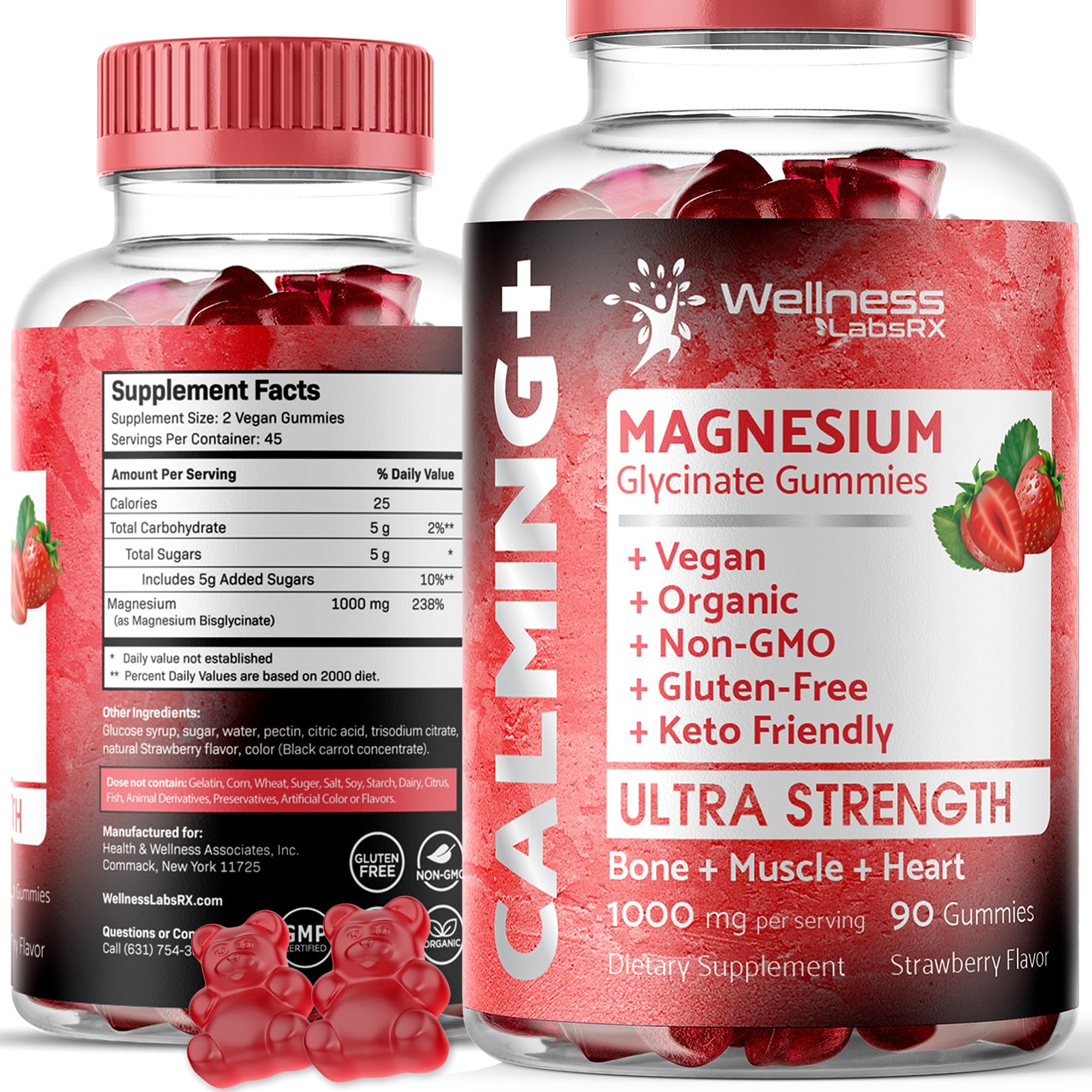 Amazon.com: Magnesium Glycinate Gummies - 1000 mg - Magnesium ...
