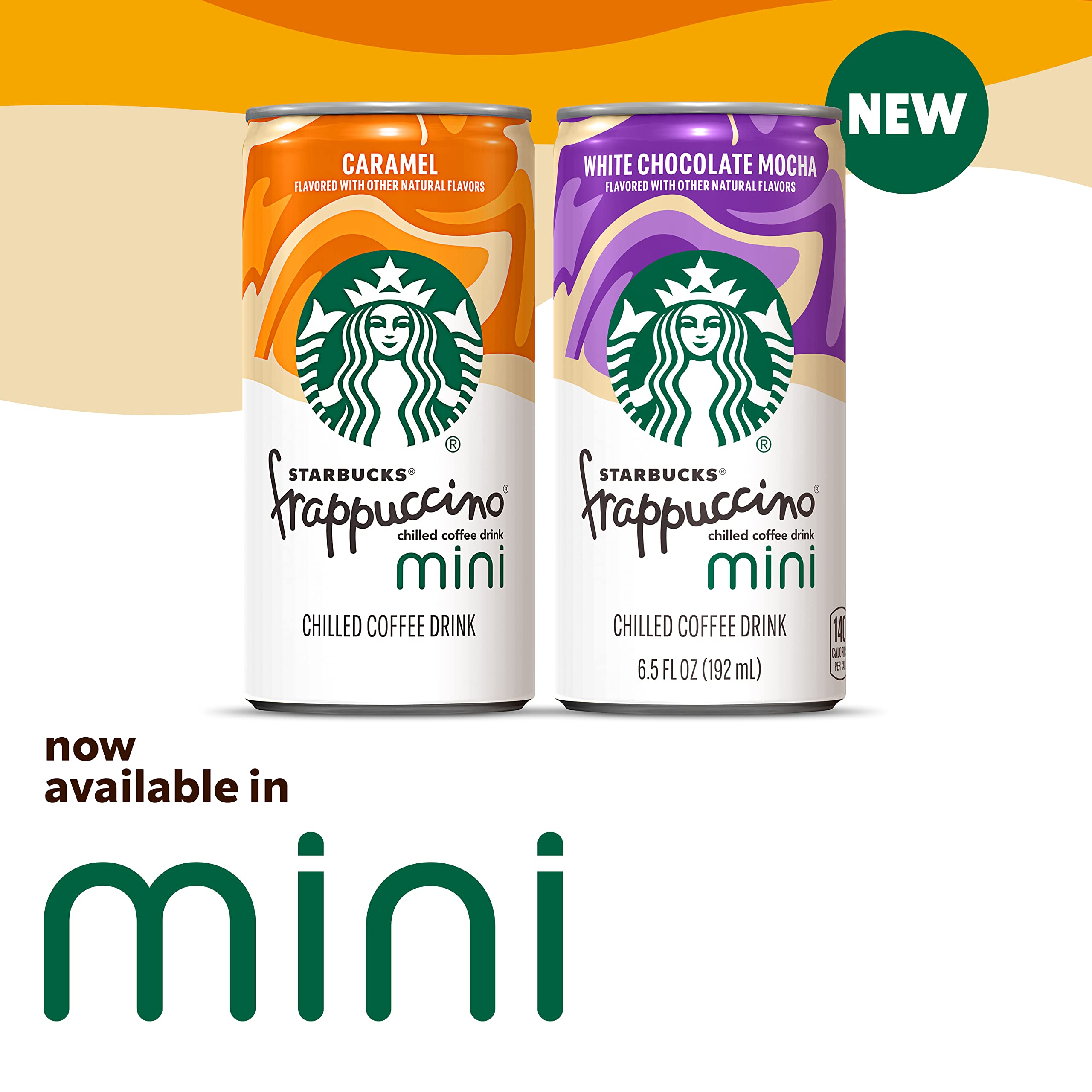 Starbucks Frappuccino Minis Coffee Drink, White Chocolate Mocha, 6.5oz ...