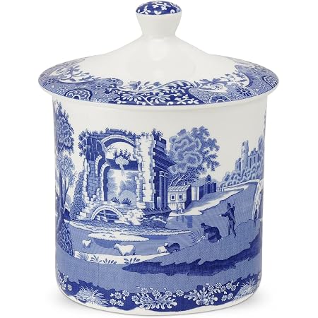 Spode Blue Italian Collection Spice Jars, set of 6, 4-inch, Made of ...