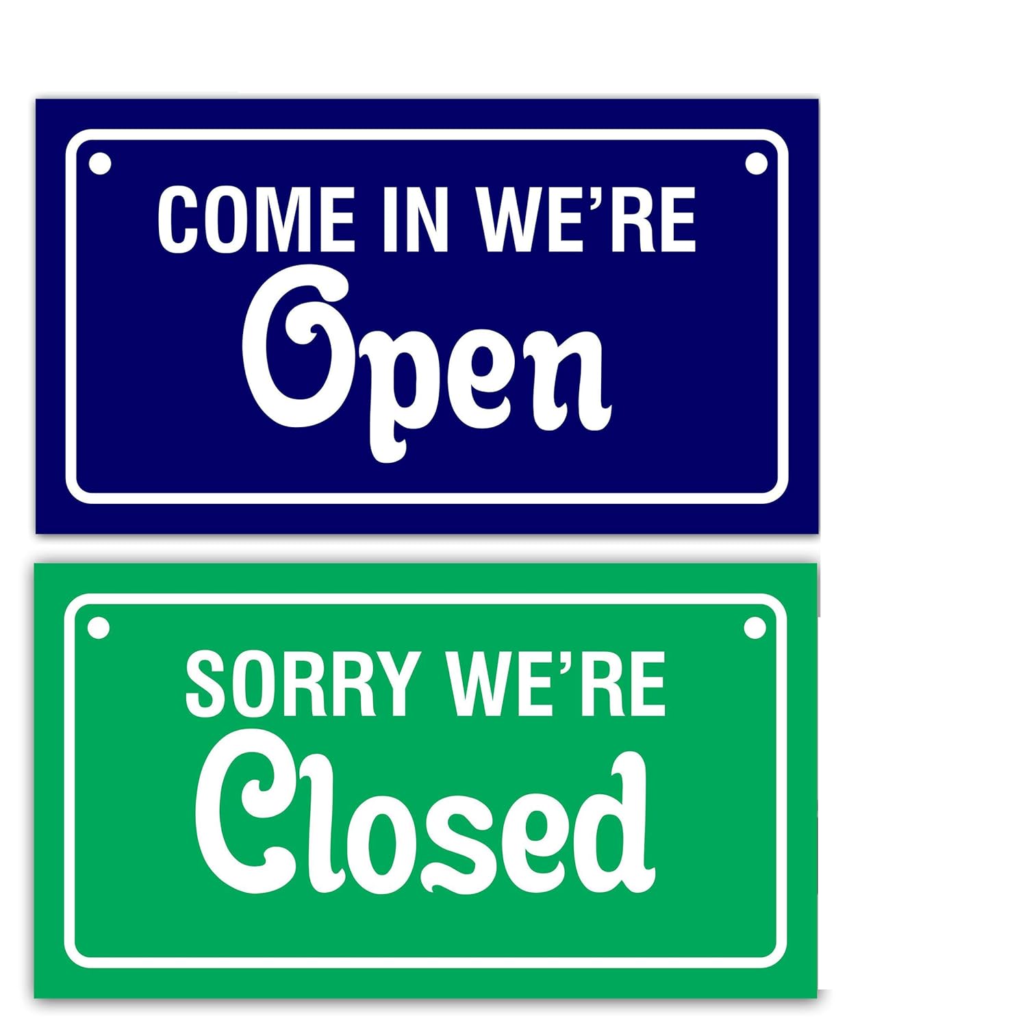 SIGN EVER Come In We Are Open Sorry Closed Double Sided Sign Board sign-ever-come-in-we-are-open-sorry-closed-double-sided-sign-board