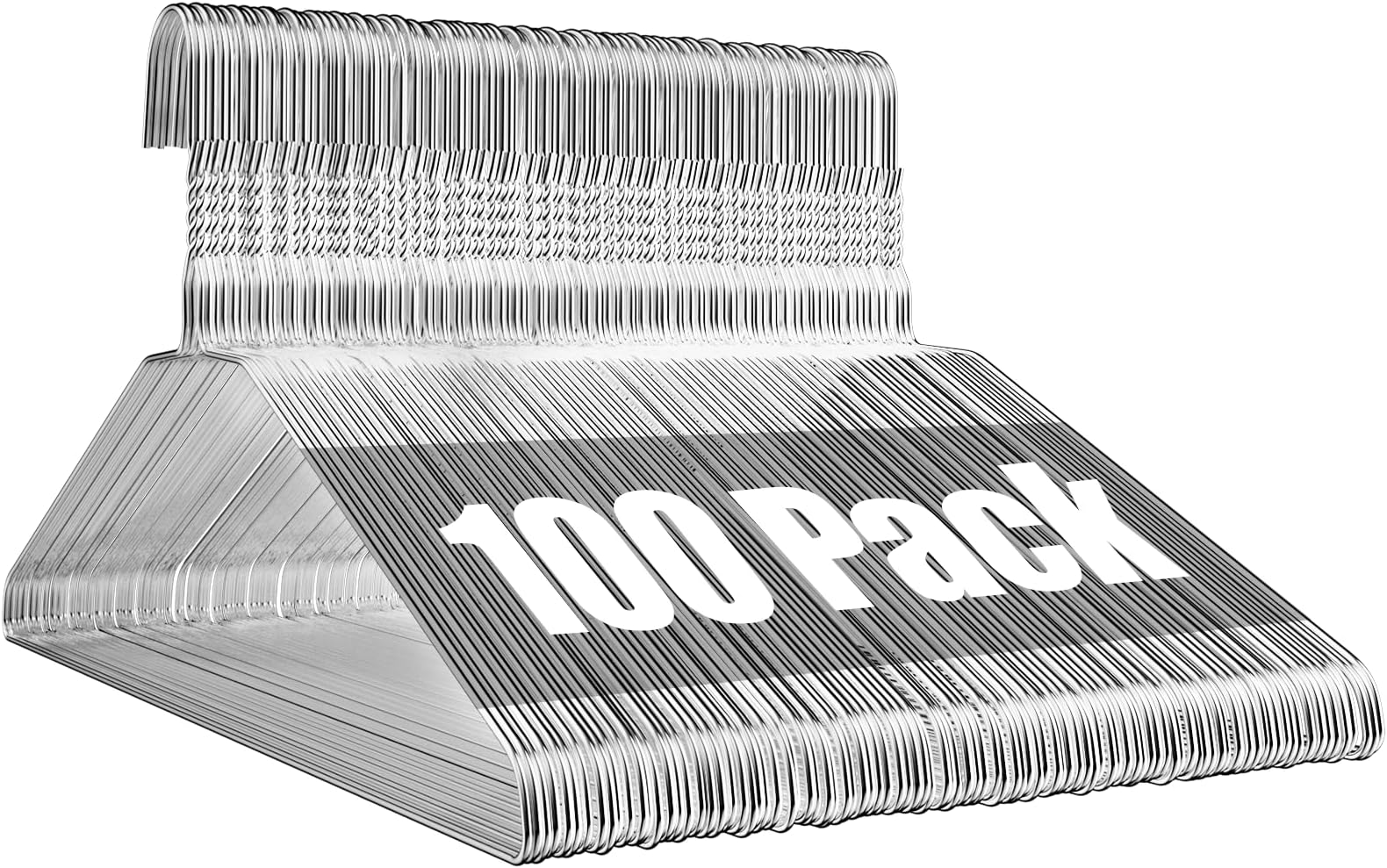 Amazon.com: 50 Wire Hangers - White Metal Hangers in Bulk - 18 Inch ...