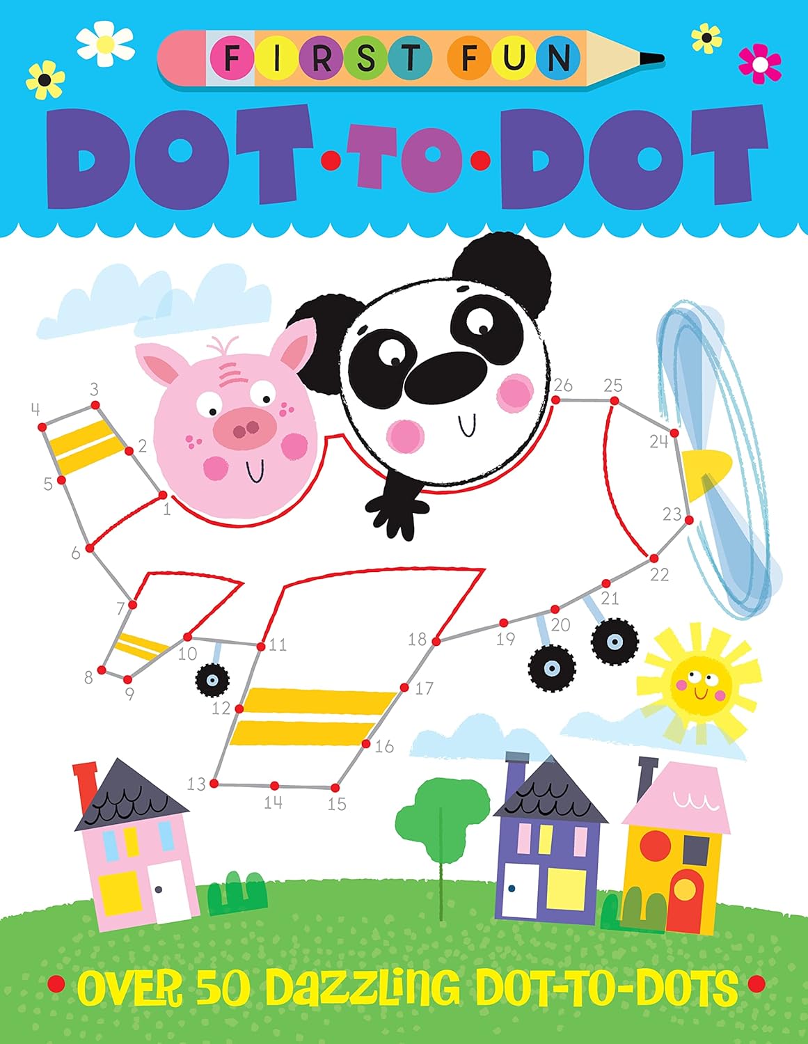 First Fun: Dot-to-Dot: Over 50 Dazzling Dot-to-Dots (Happy Fox Books ...