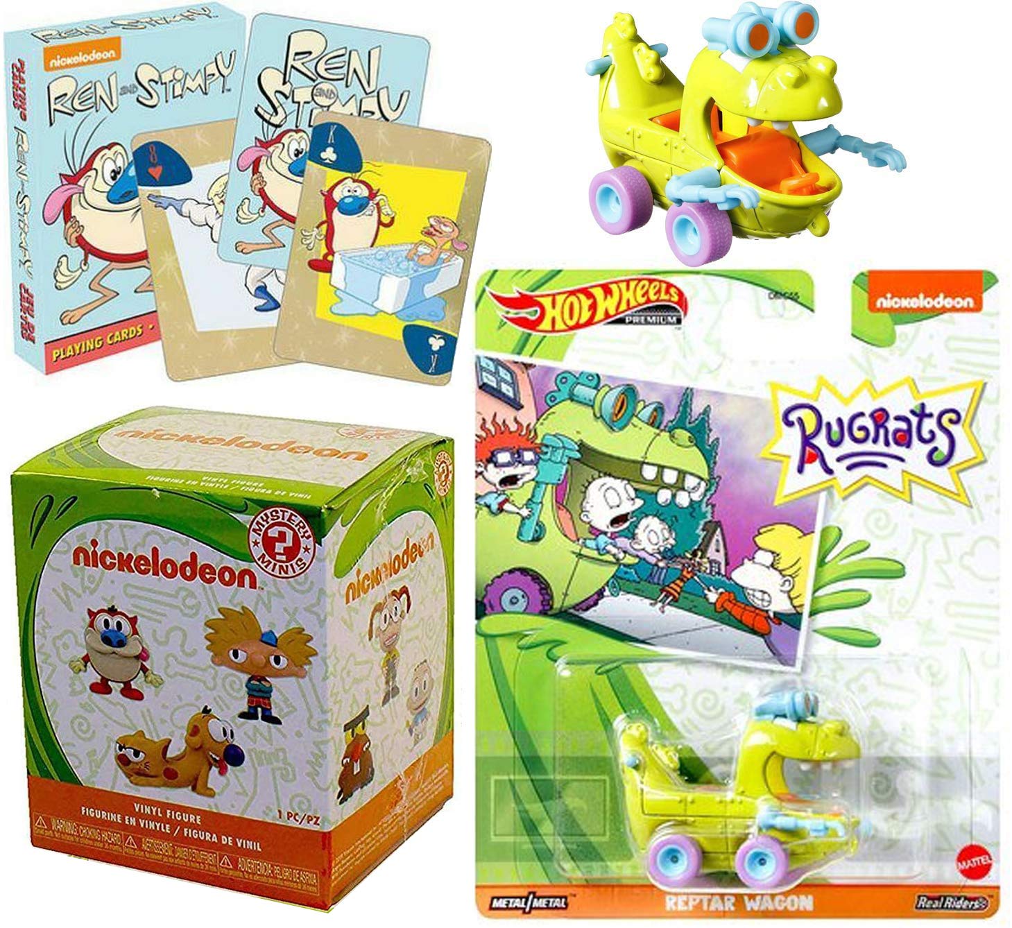 Buy Ren Rats Reptar Die-Cast Car Premium Nickelodeon Rugrats Cartoon ...