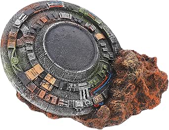 Amazon.com: NOLITOY 1pc Fish Tank Flying Saucer Landscaping Decoration ...
