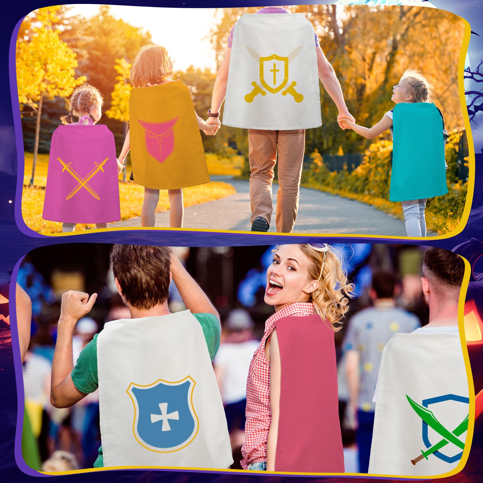 Snapklik.com : 24 Pcs Hero Capes Crafts Canvas Blank Cape To Decorate DIY Hero Dress Up Costumes ...