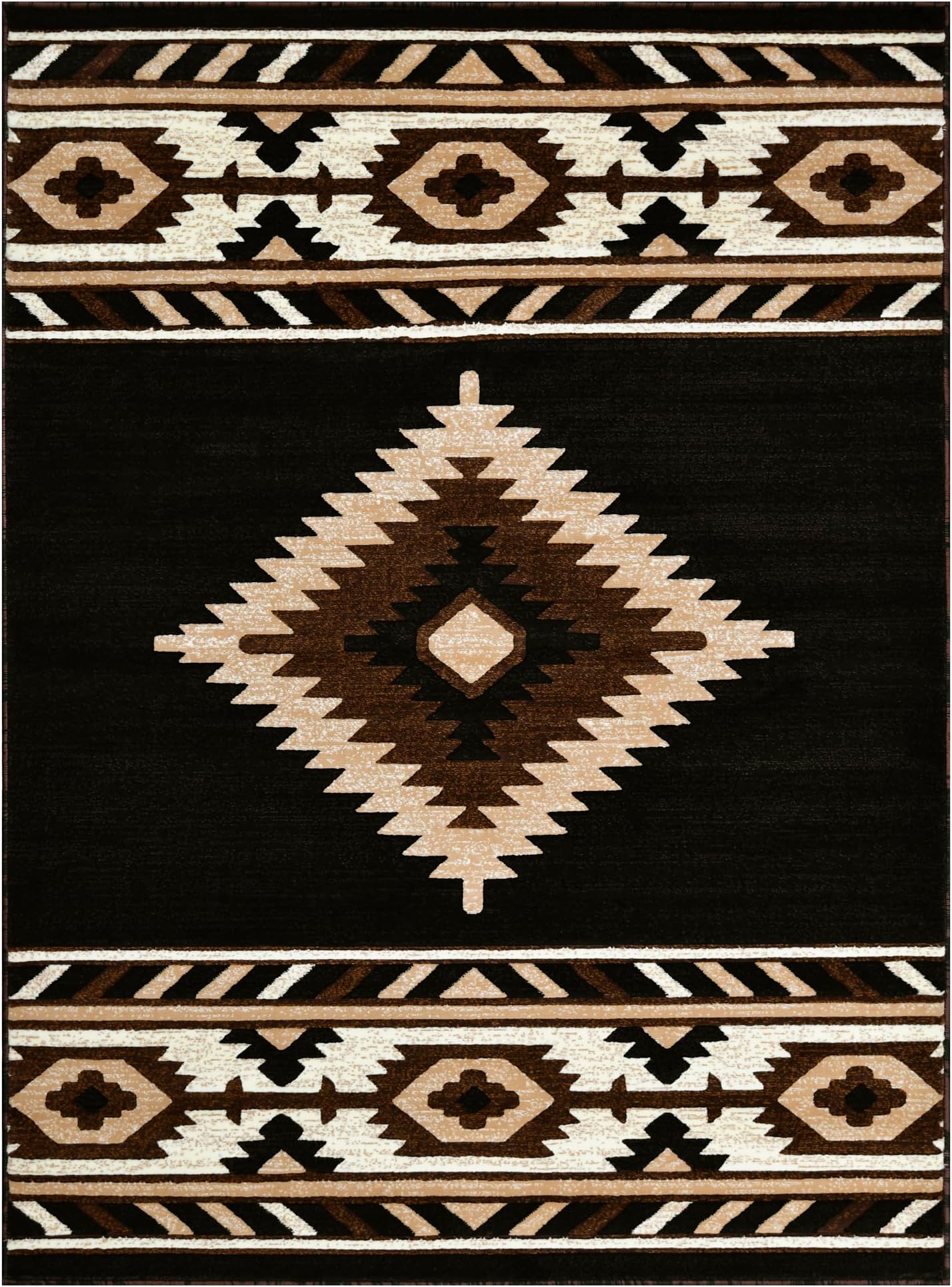 Amazon.com: Southwest Native American Indian Chocolate Carpet Area Rug ...