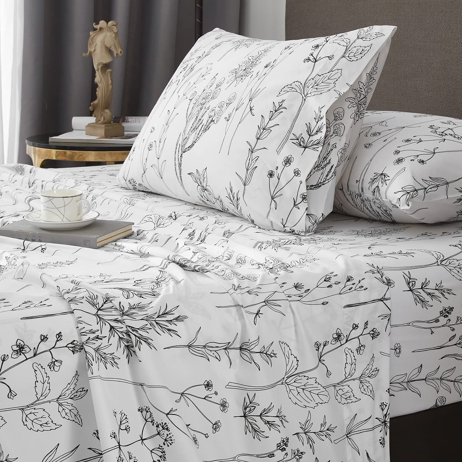 Bed Sheet Patterns White