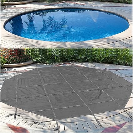Swimming Pools Cover Cover Winter Cover Black Mesh Cover for Inground ...