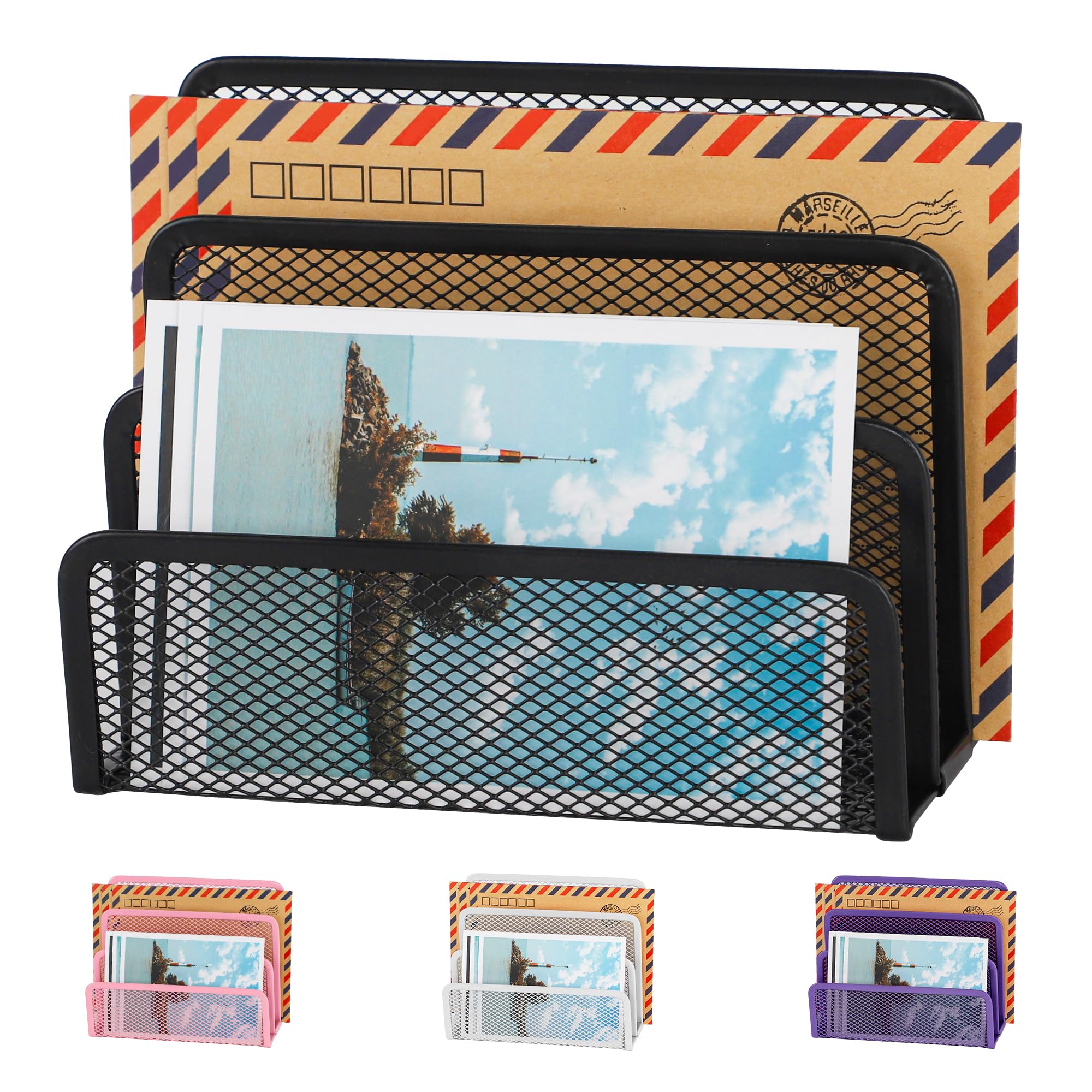 Snapklik.com : EASEPRES Desk Mail Organizer, Office Small Desktop Metal ...