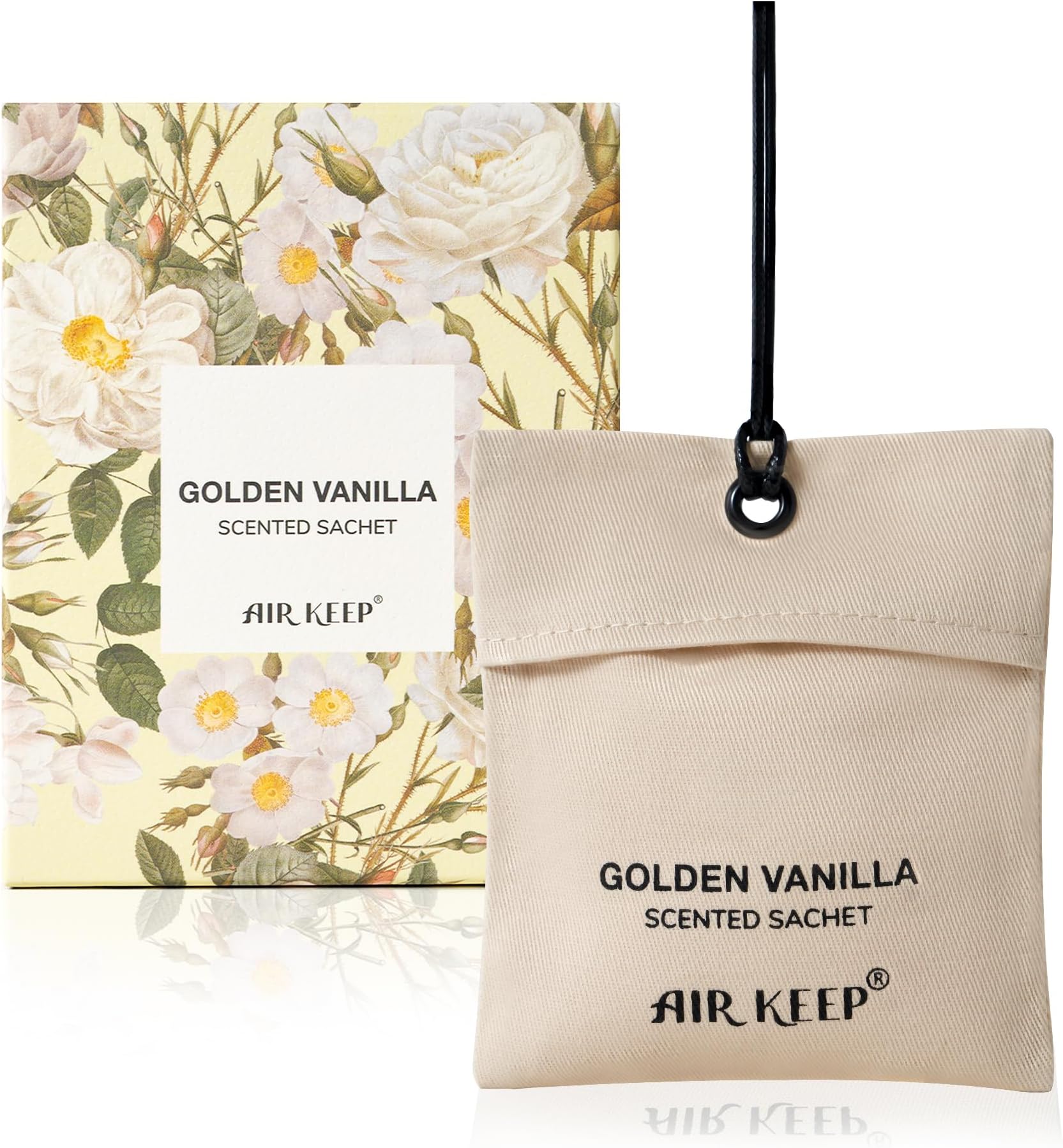 Amazon.com: Airkeep Scented Sachets Golden Vanilla Scented Sachets for Drawer and Closet,Home ...