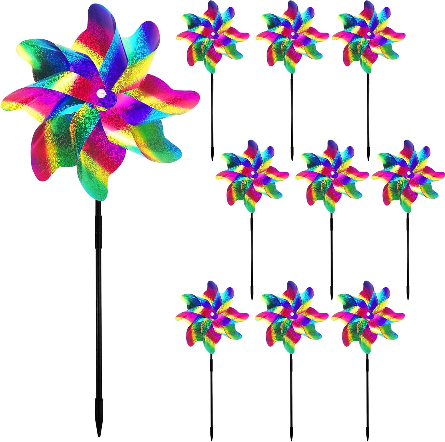Amazon.com: KOKMEYA Reflective Bird Repellent Pinwheels, 7.1 inches in ...