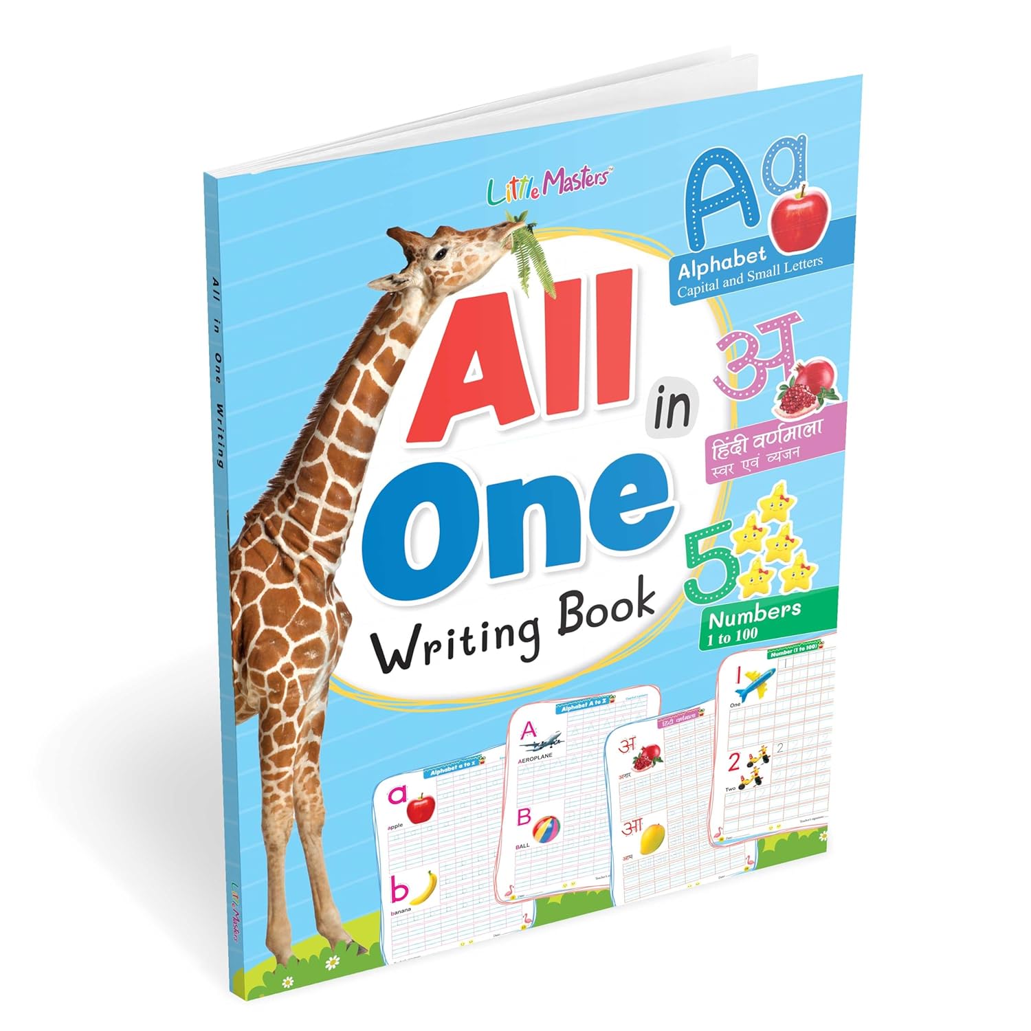 Buy All in One Writing Book, English Alphabet and Hindi Varnamala ...