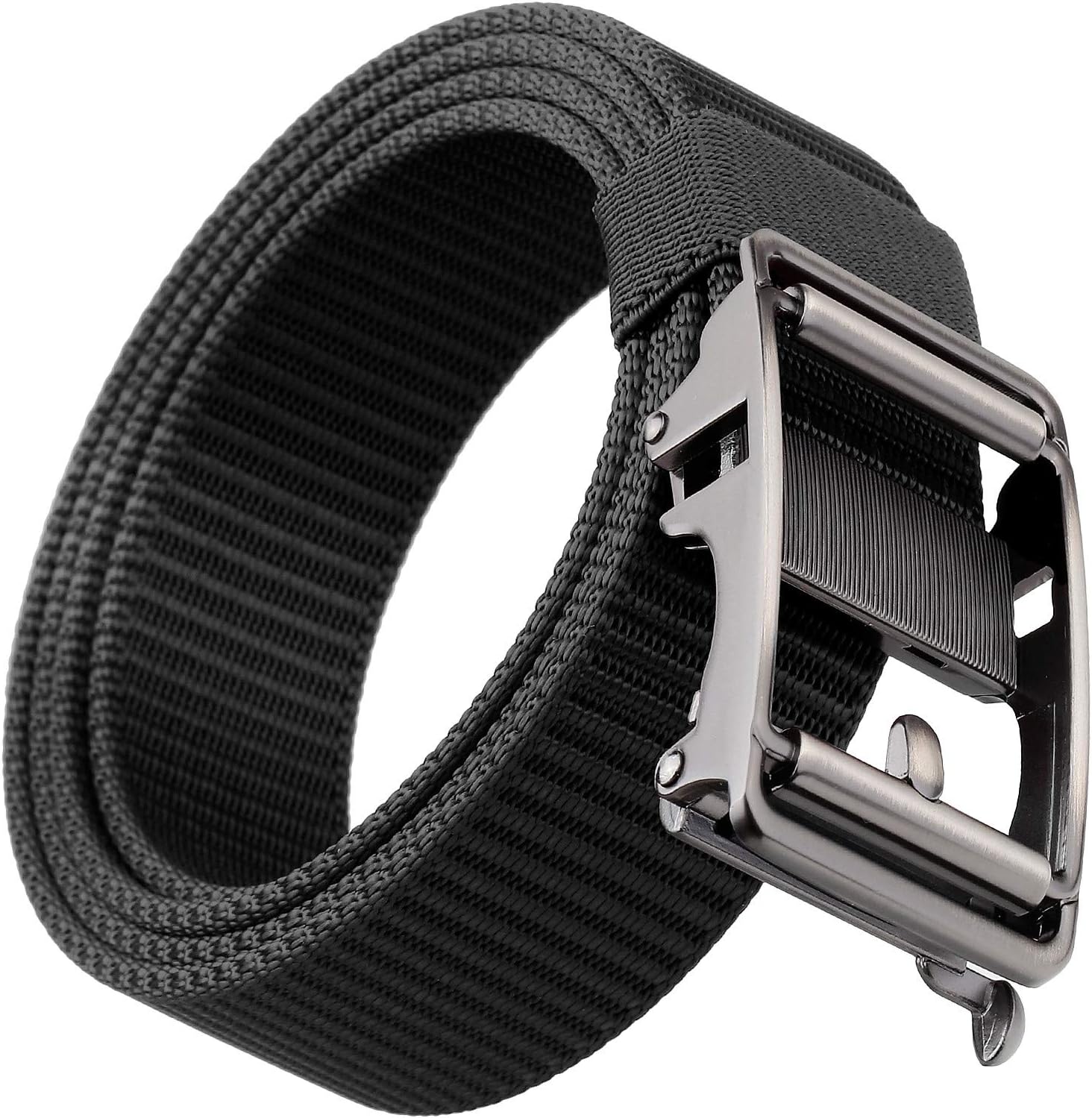 Sportmusies Fully Adjustable Ratchet Belt for Men Nylon Tactical Belts ...