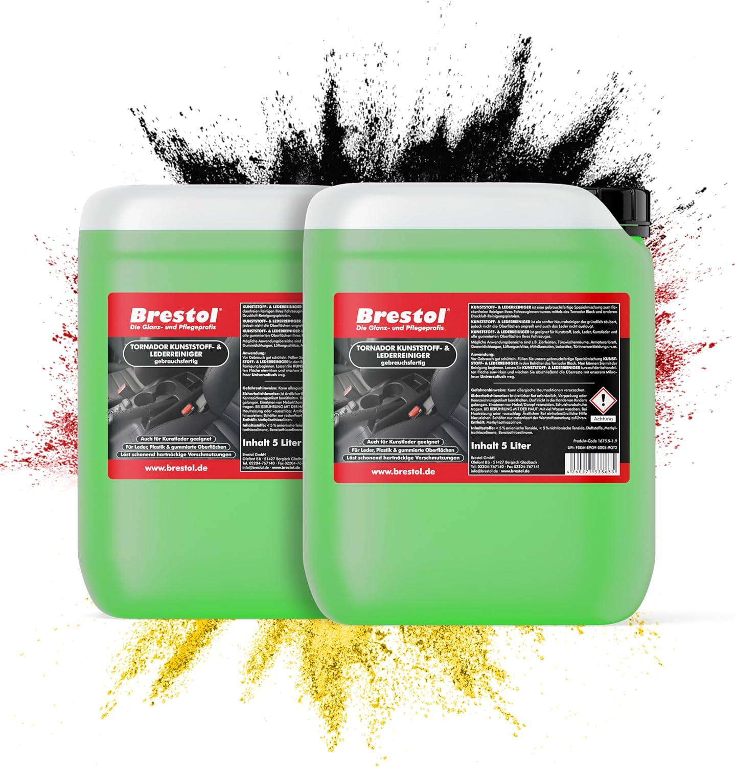 Brestol Tornador - Detergente per plastica, 10 litri, pronto all'uso ...