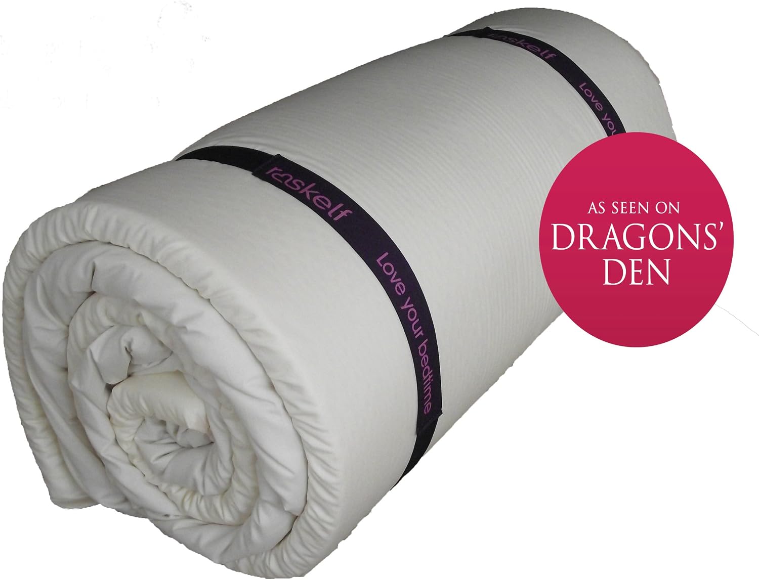 Amazon.com: Duvalay (4cm Memory foam sleeping bag) 4.5tog in Cream From ...